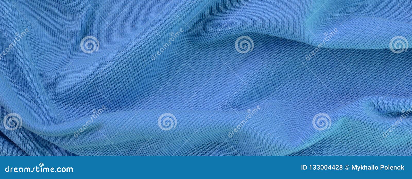 The Texture of the Fabric in Blue Color. Material for Making Shirts and ...