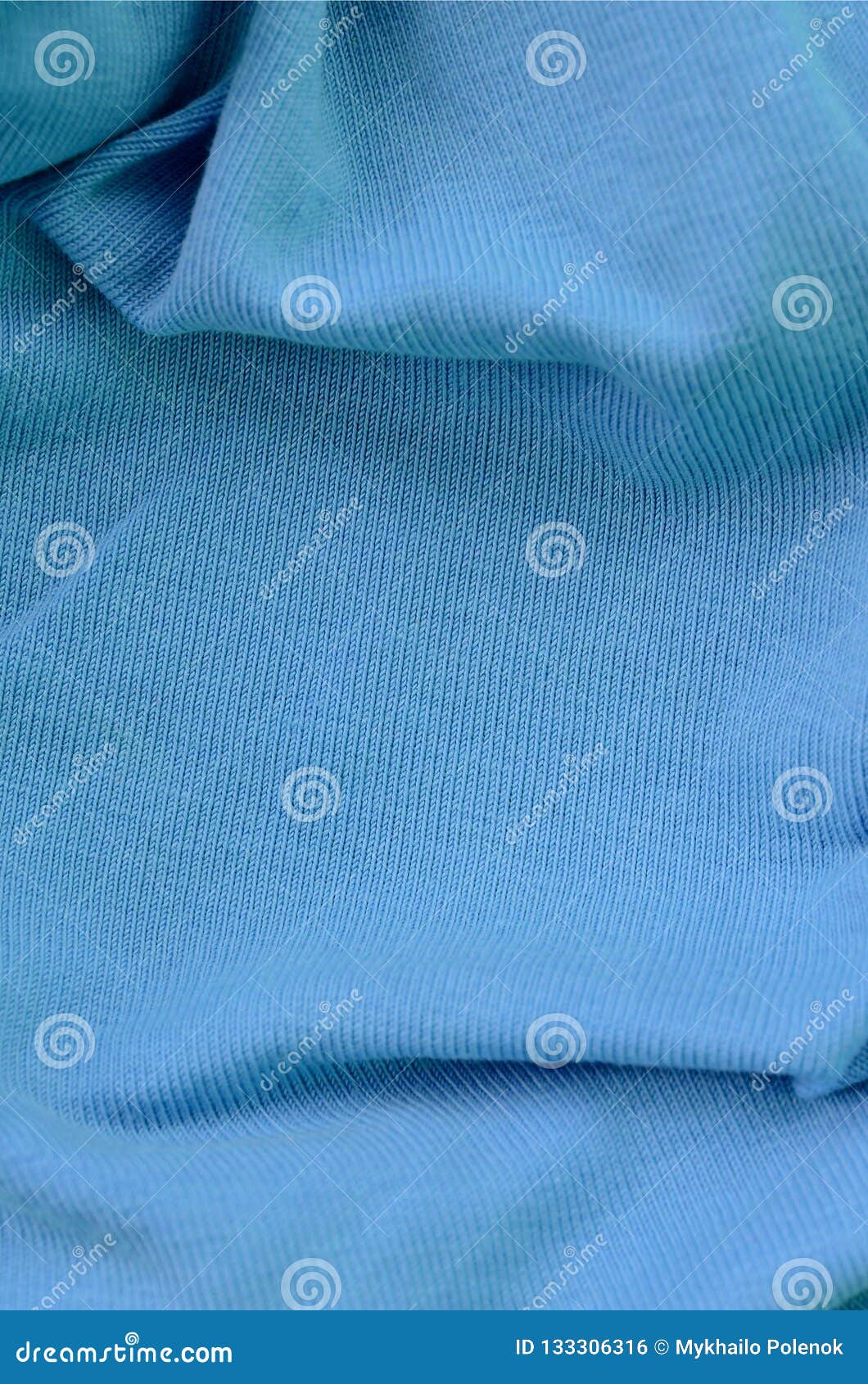 The Texture of the Fabric in Blue Color. Material for Making Shirts and ...