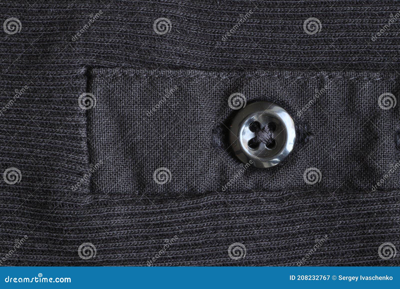 The Texture of the Fabric with a Button. Stock Image - Image of ...