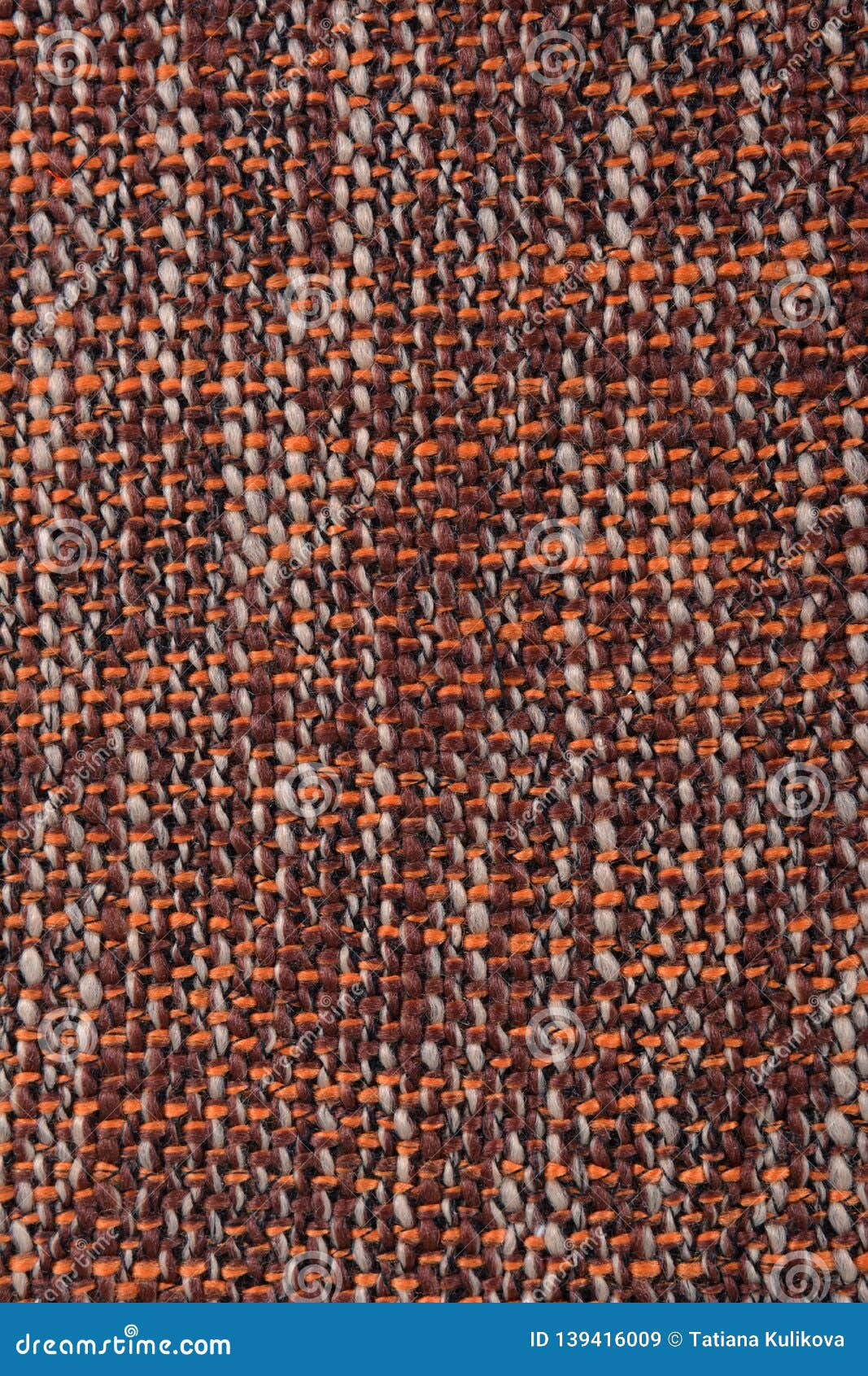 The Texture of the Fabric Chanel Large Weave, Brown with Place for Your ...
