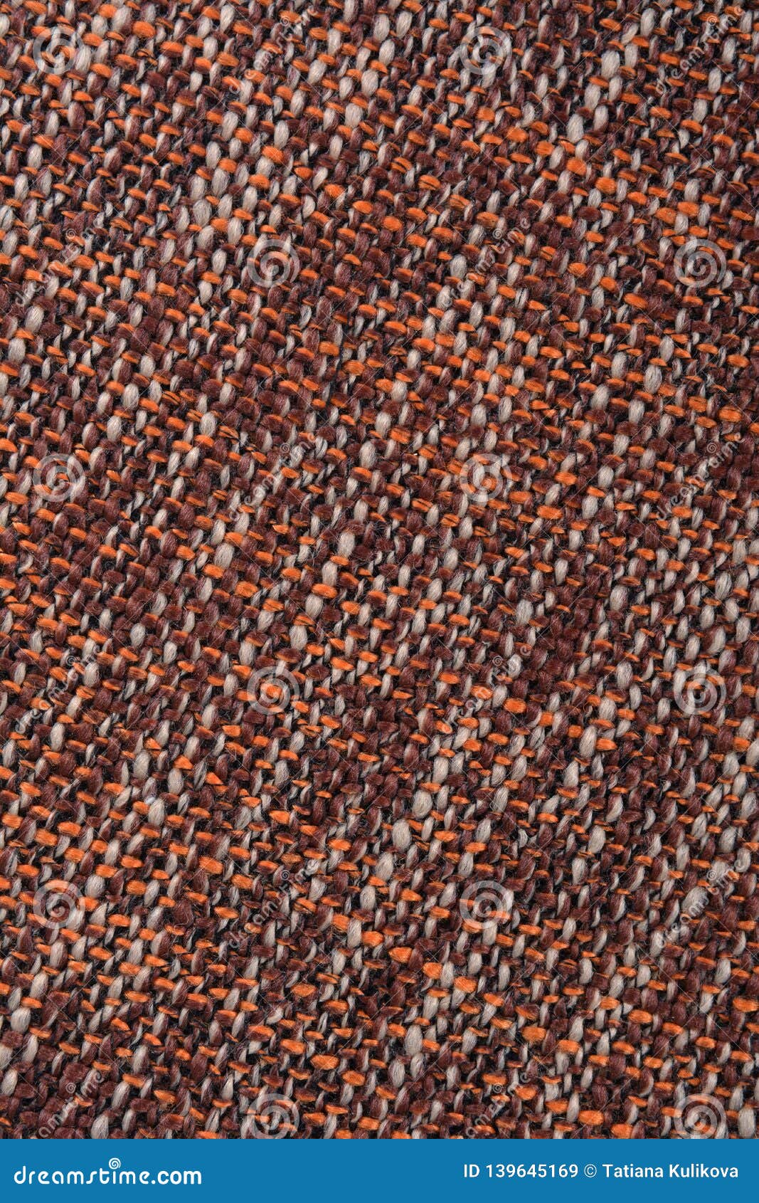 The Texture of the Fabric Chanel Large Weave, Brown with Place for Your ...
