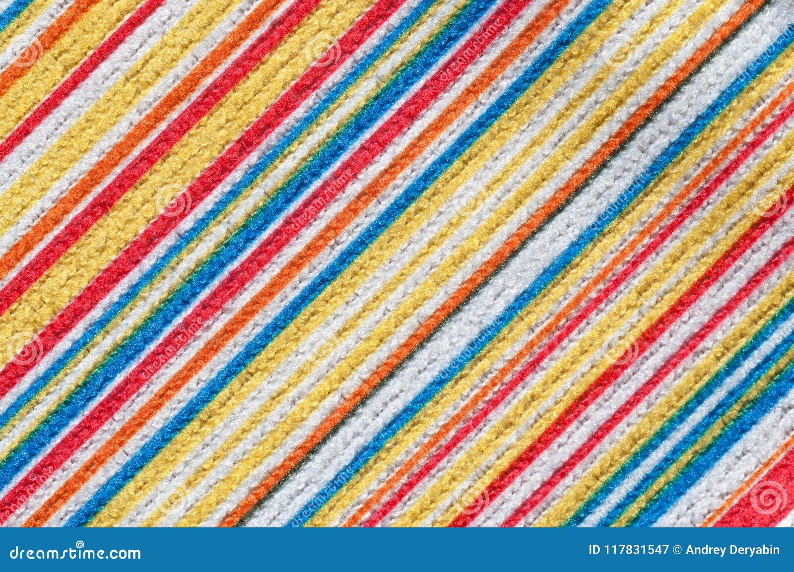Texture of Fabric with Colorful Diagonal Stripes Pattern. Stock Image ...