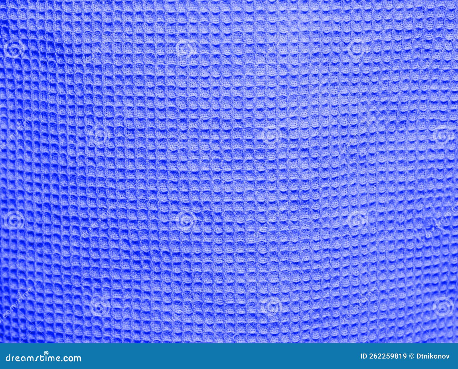 The Texture of the Fabric in the Form of Many Small Squares of Blue ...