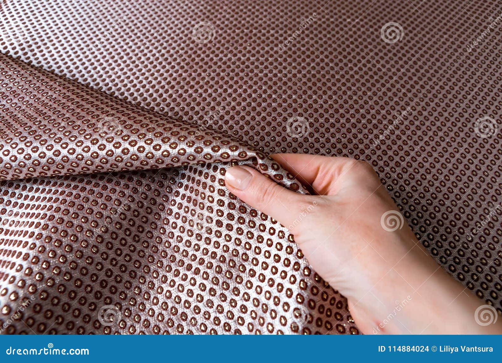 Texture of the Fabric, Side, Background of Fabric in the Highlight ...