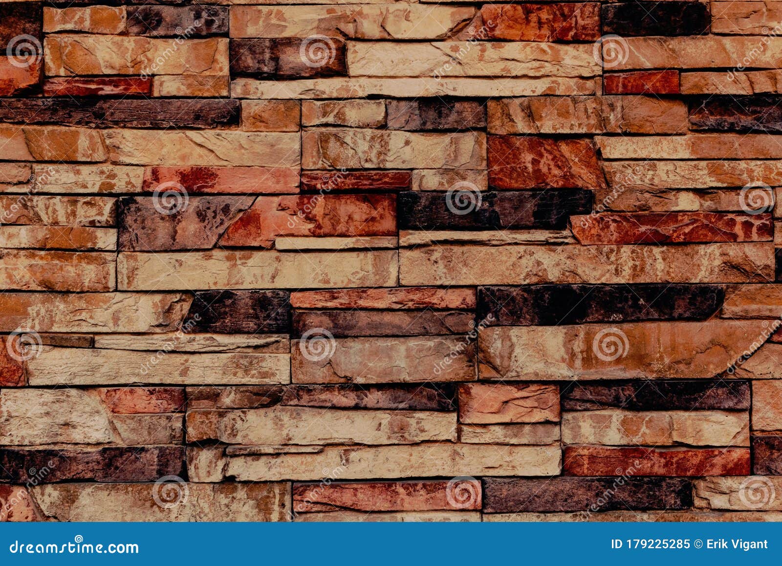 The Texture of the Facade Wall of Smooth Facing Artificial Stone of ...