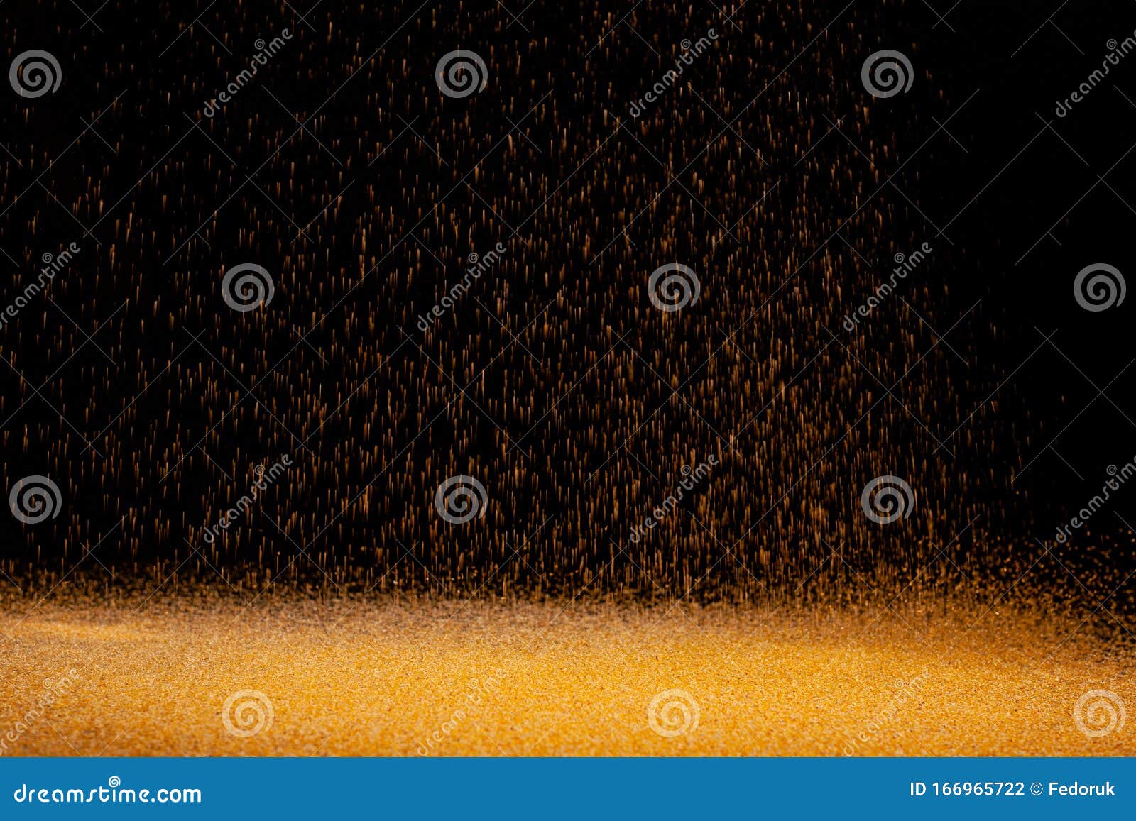 The Texture of the Fall of Gold Particles Stock Photo - Image of ...