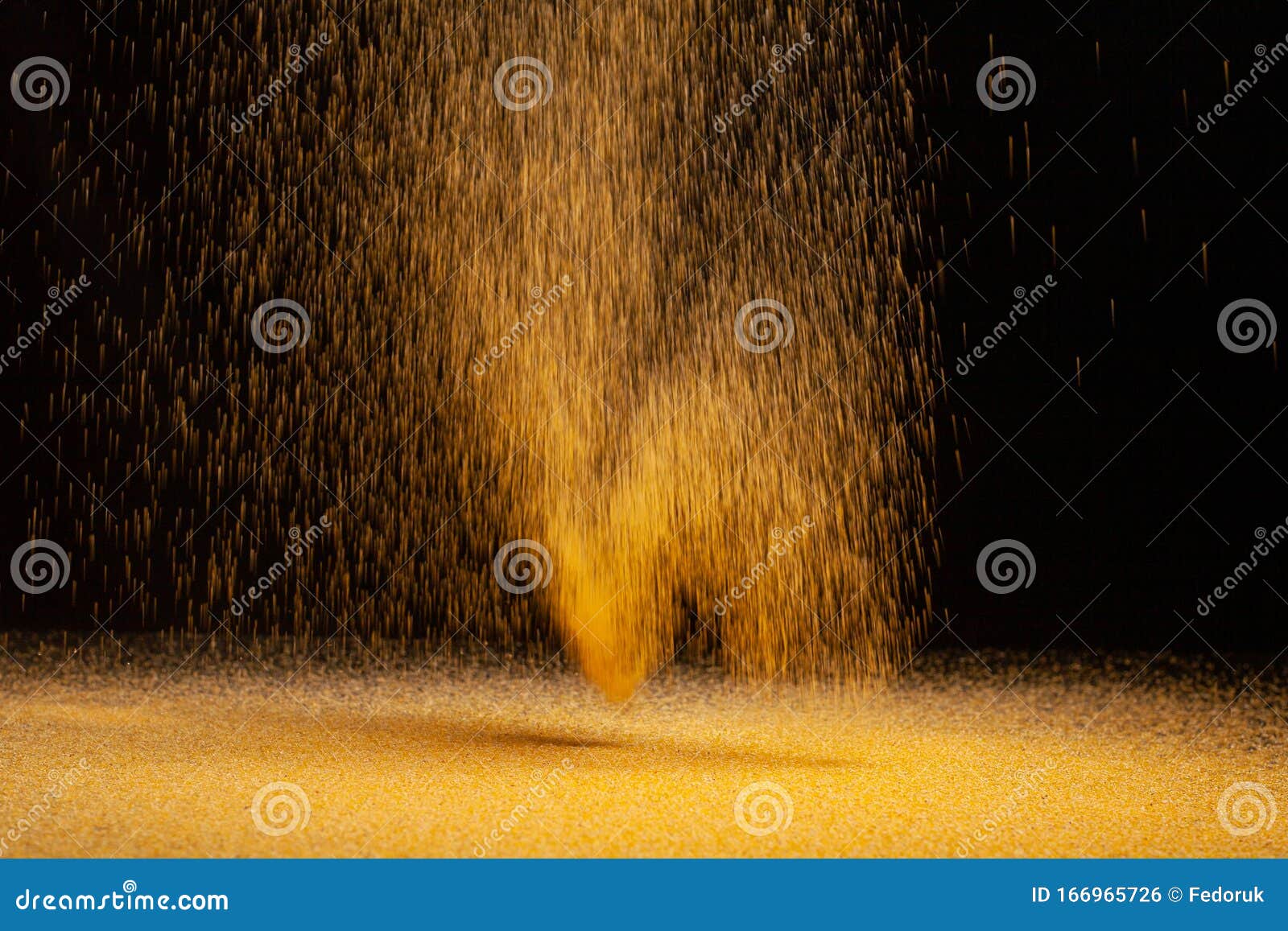 The Texture of the Fall of Gold Particles Stock Photo - Image of ...