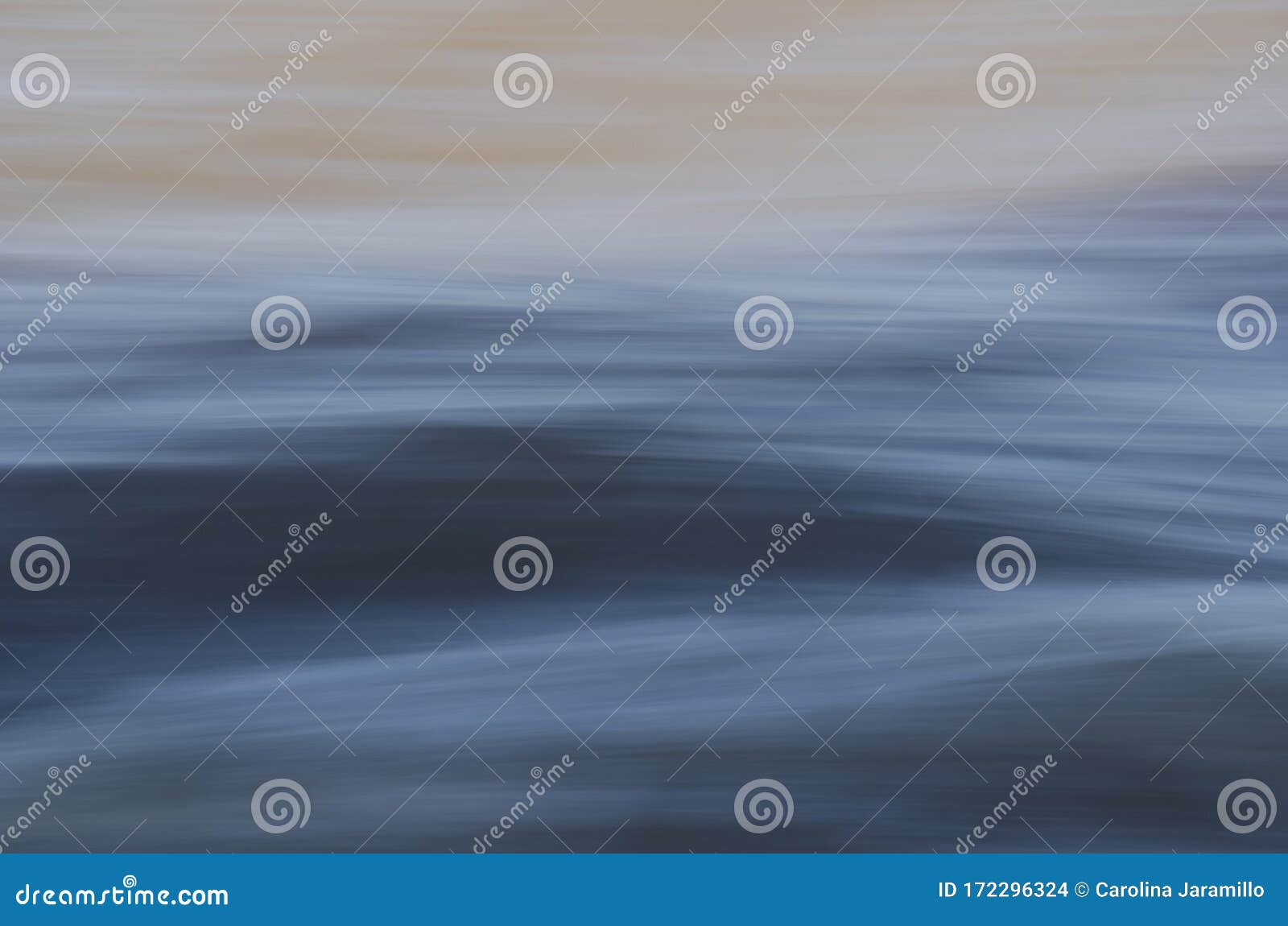 Texture of Fast Moving Water, in Gray and Yellowish Tones Stock Photo ...