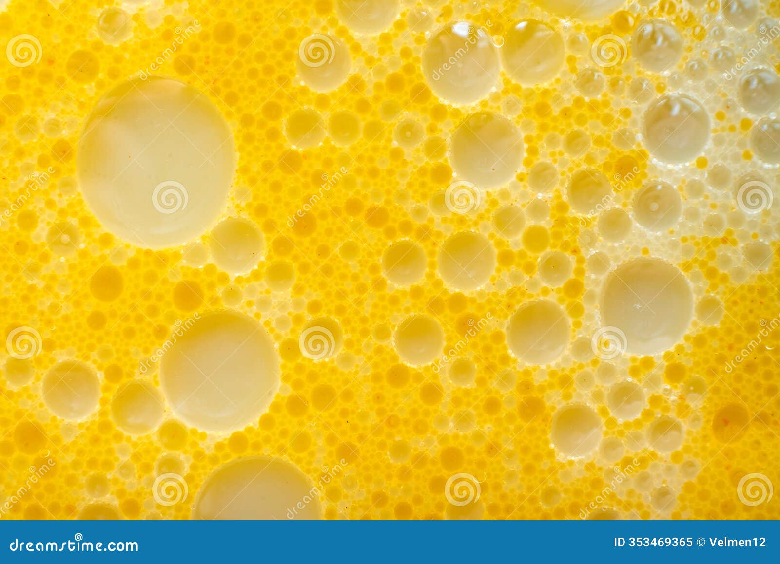 Texture of Fat or Oil with Yellow Bubbles. Background of Fat Bubbles ...