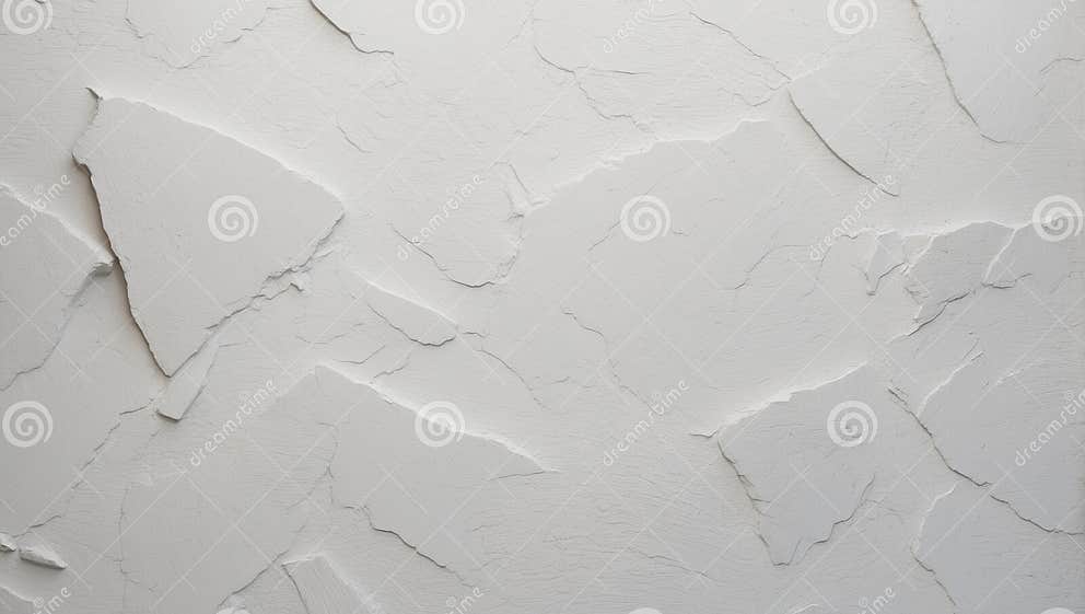 White Rough Filler Plaster Facade Texture Background Stock Illustration ...