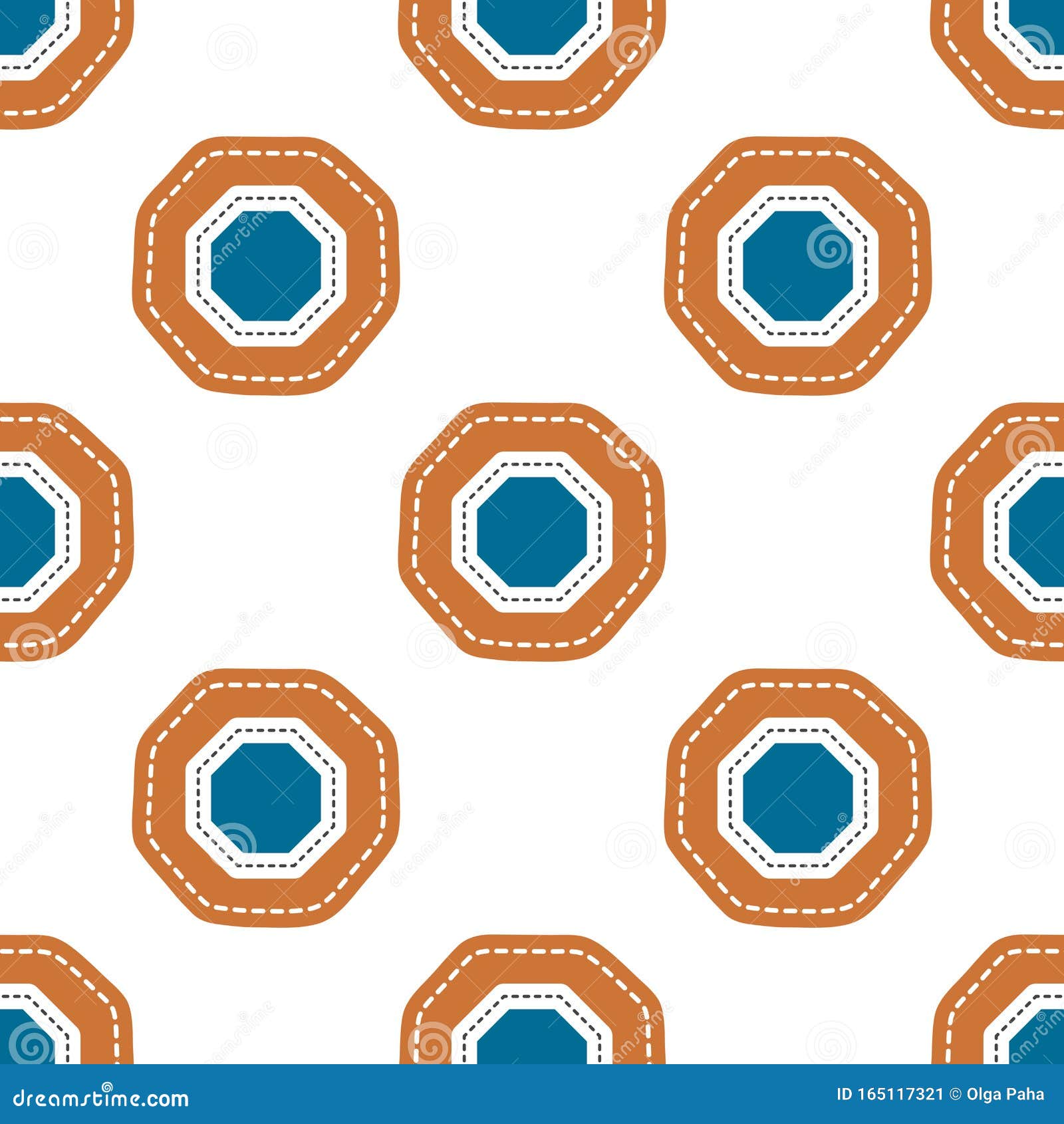 Texture figure octagon stock vector. Illustration of isolated - 165117321