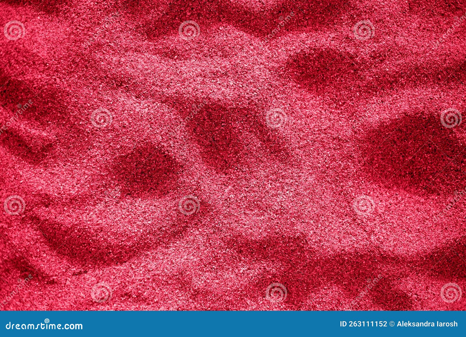 Texture of Fine Beach Sand in Color of the Year 2023 Viva Magenta Stock ...