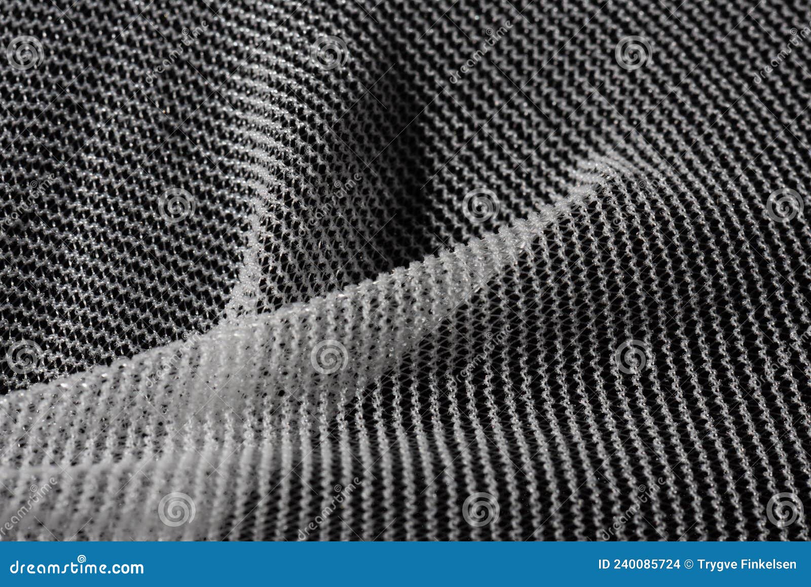 Texture of a Fine White Mesh on Black Background.. Stock Photo - Image ...