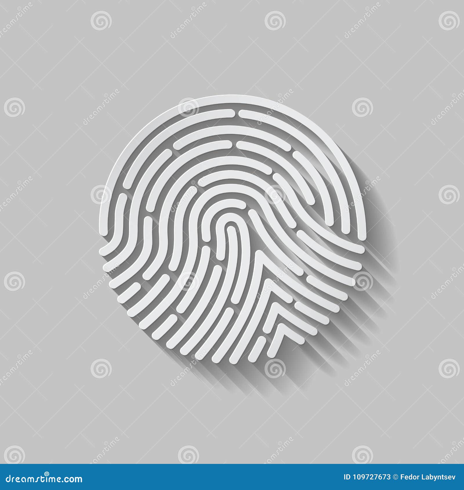 Texture of a Fingerprint in 3D Stock Vector - Illustration of people ...