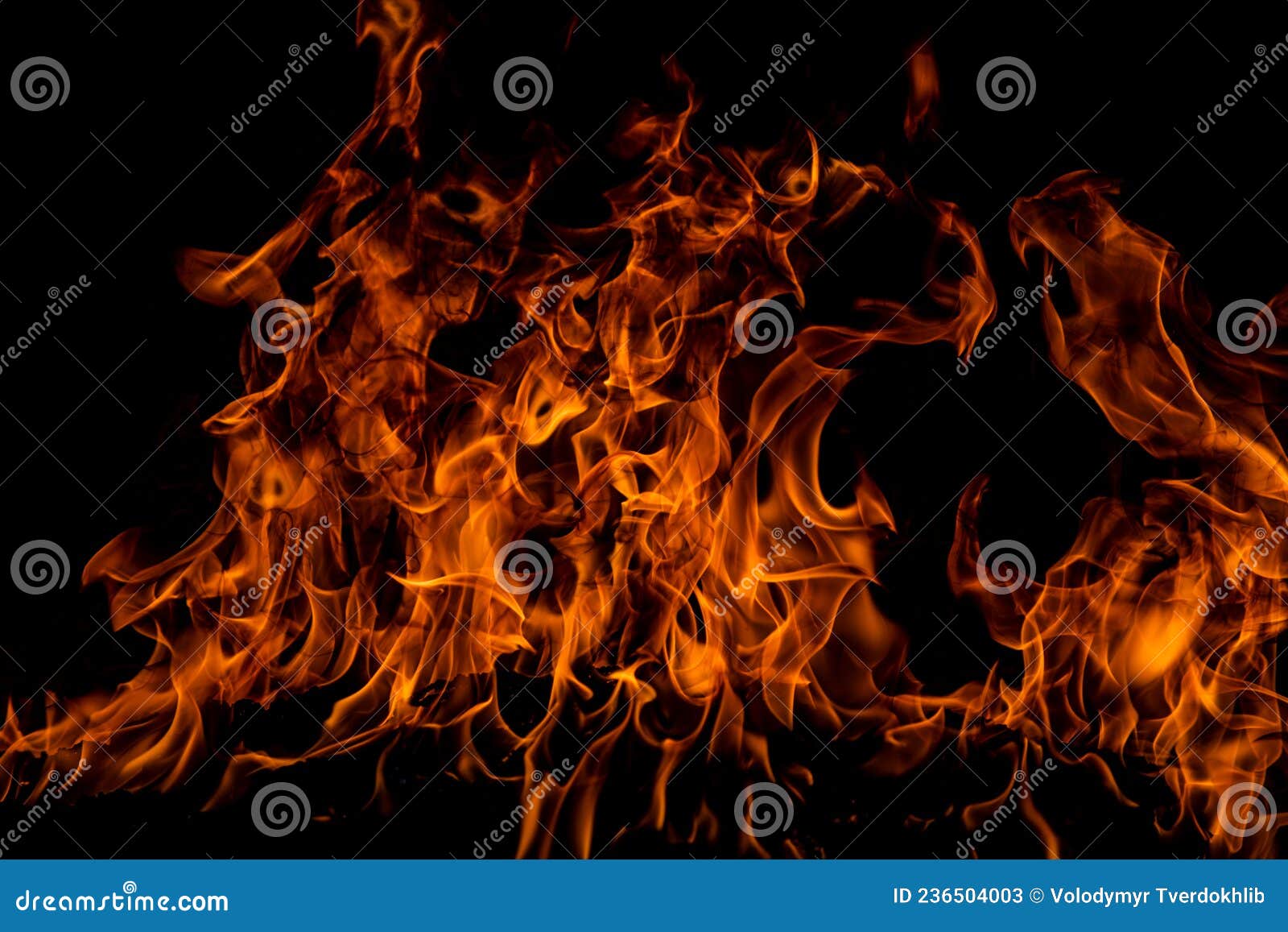 Texture of Fire on a Black Background. Abstract Fire Flame Background ...