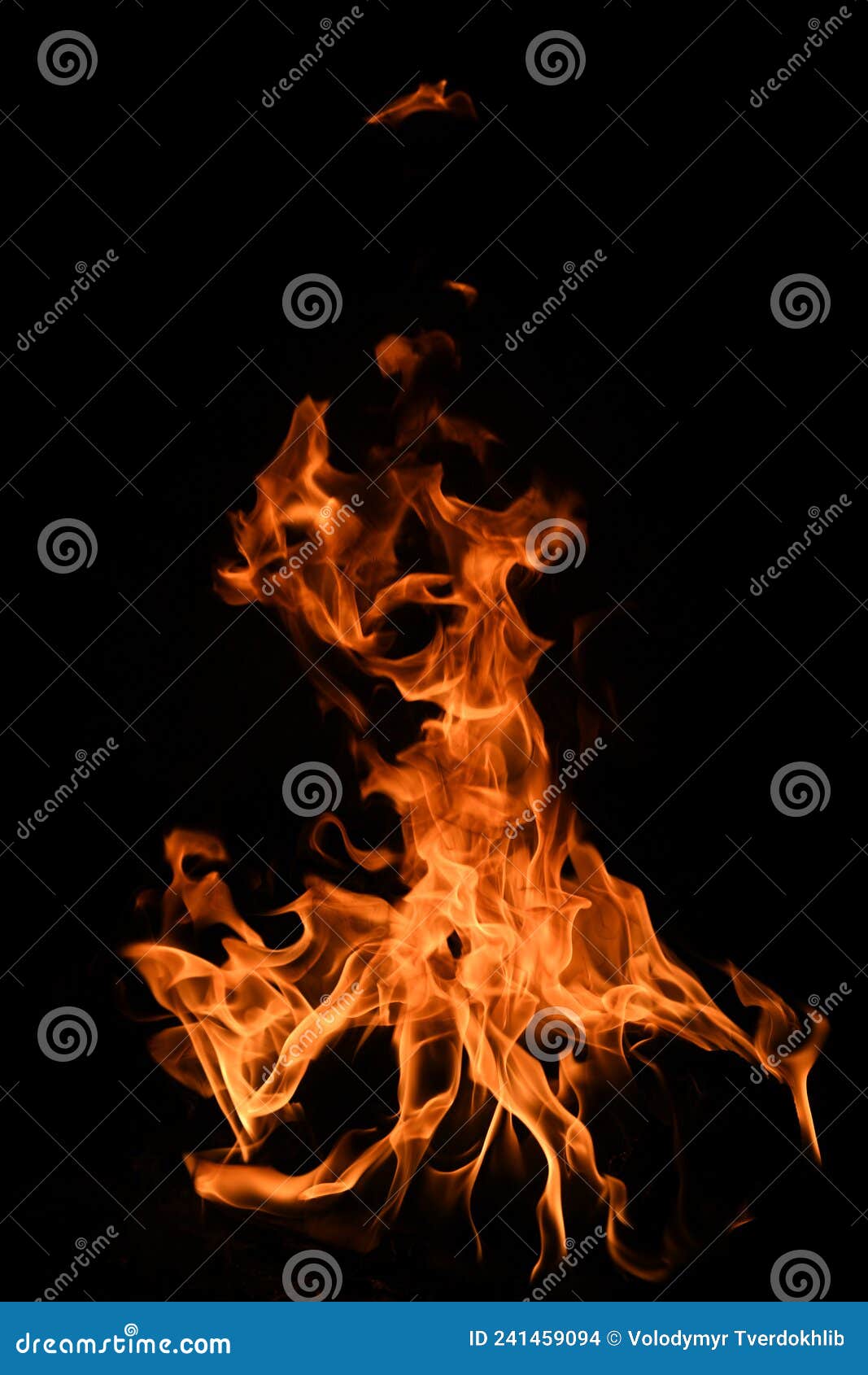 Texture of Fire on a Black Background. Abstract Fire Flame Background ...