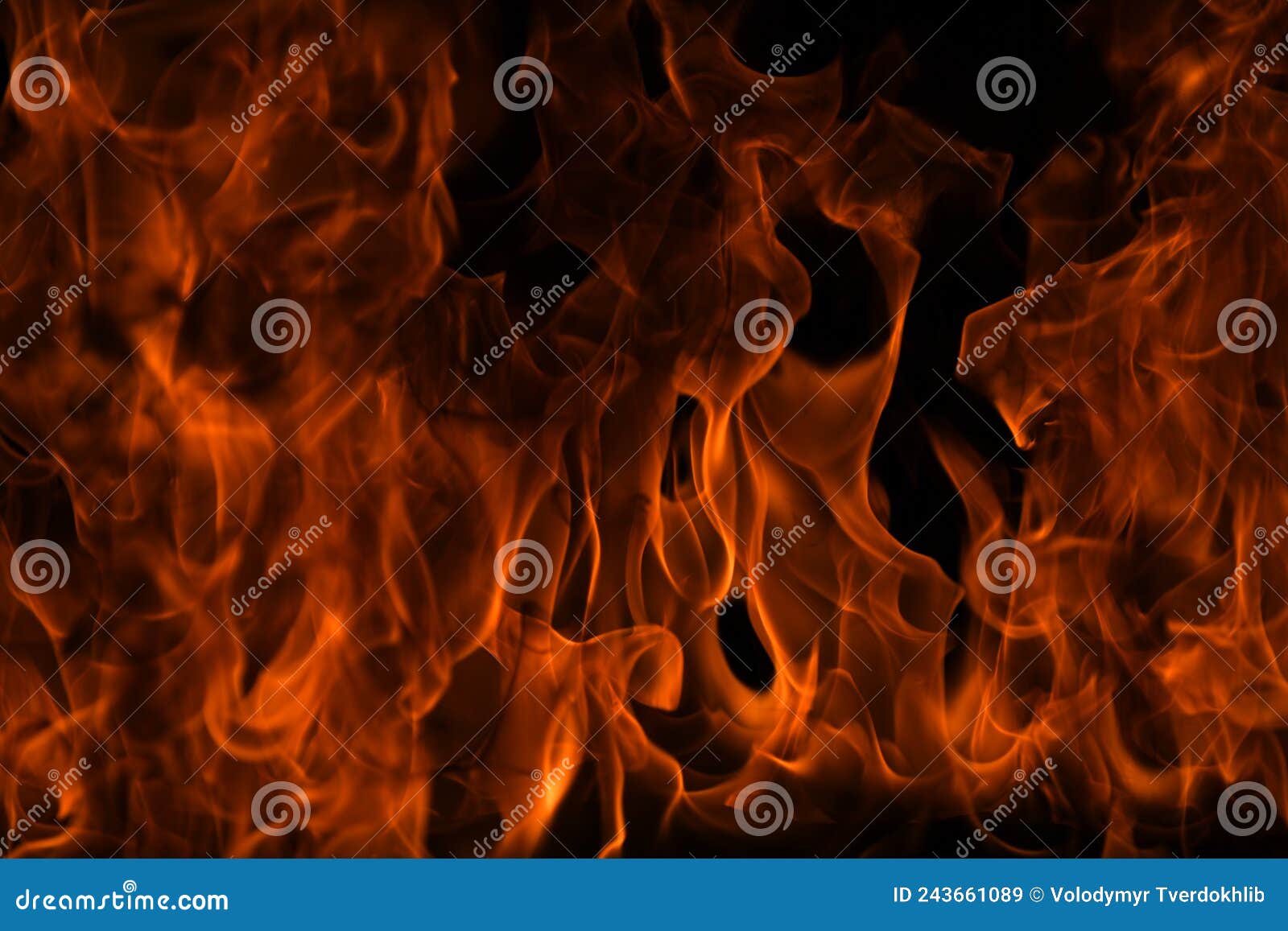 Texture of Fire on a Black Background. Abstract Fire Flame Background ...