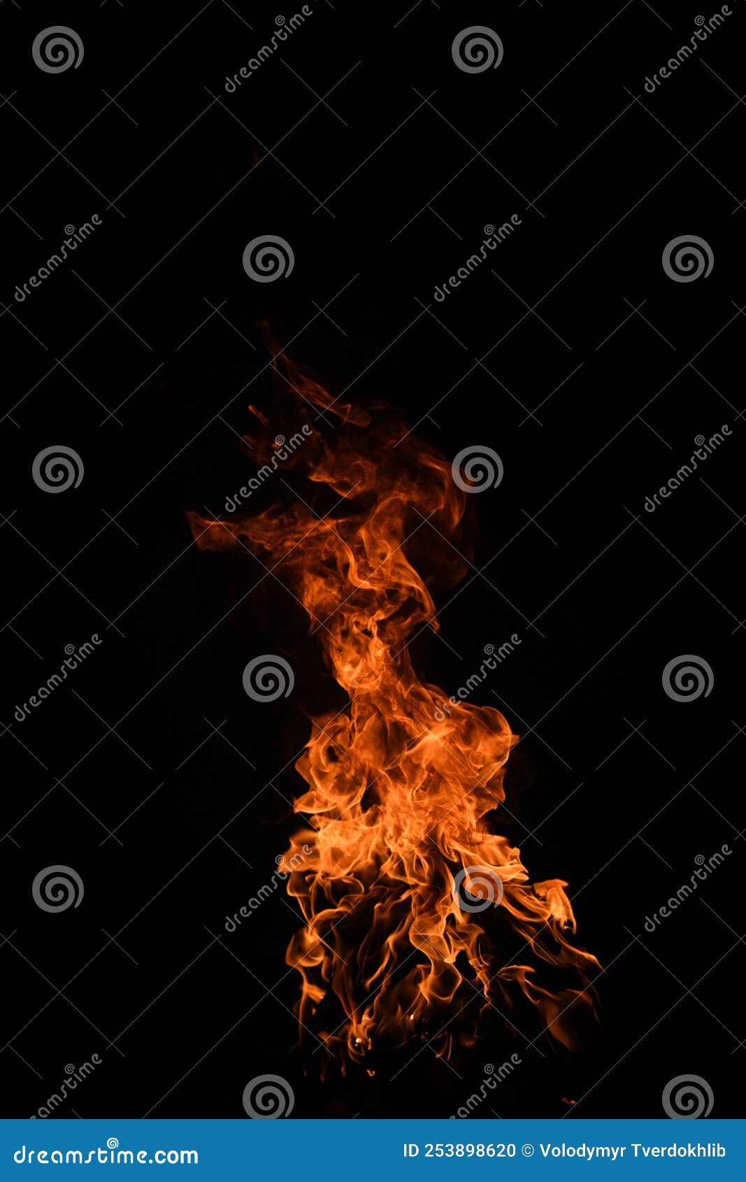 Texture of Fire on a Black Background. Abstract Fire Flame Background ...