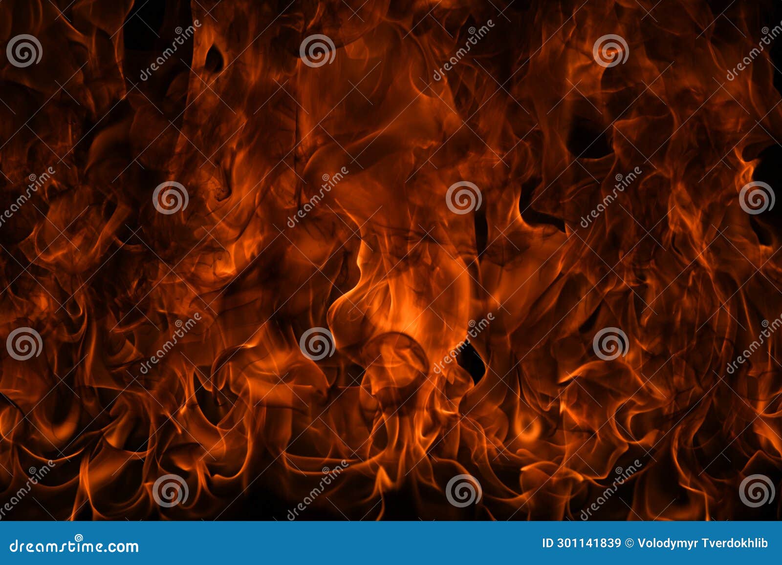 Texture of Fire on a Black Background. Abstract Fire Flame Background ...