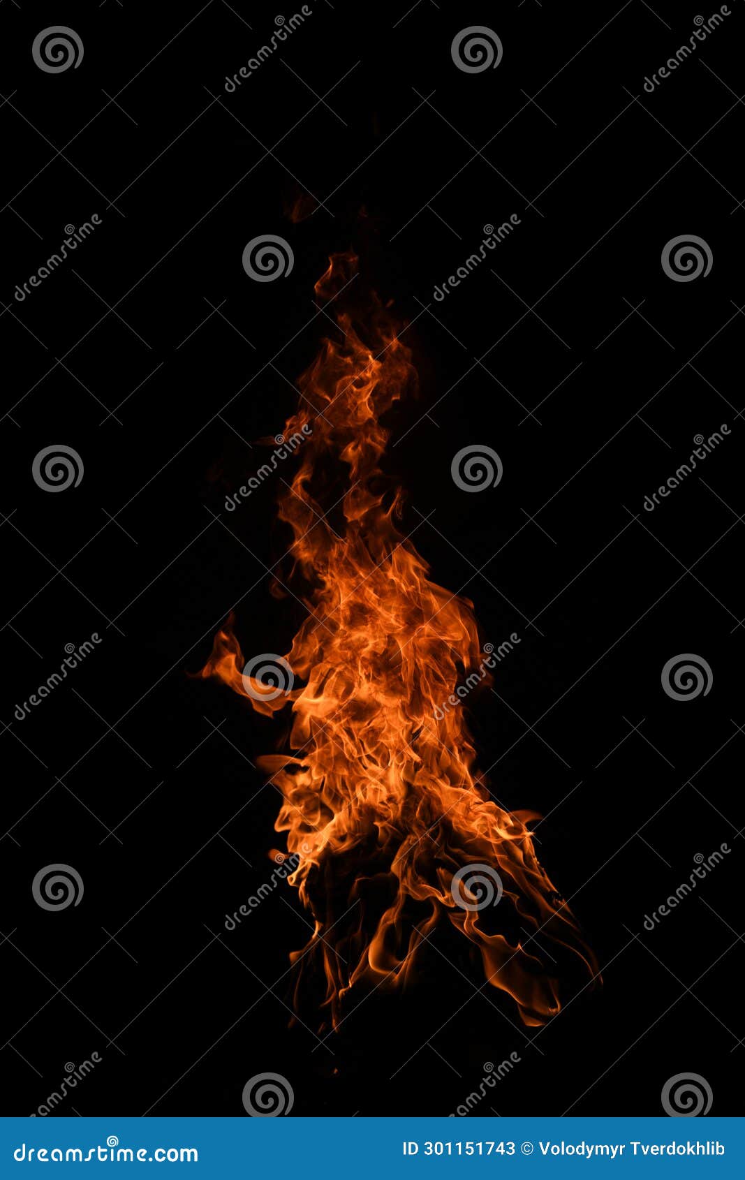 Texture of Fire on a Black Background. Abstract Fire Flame Background ...