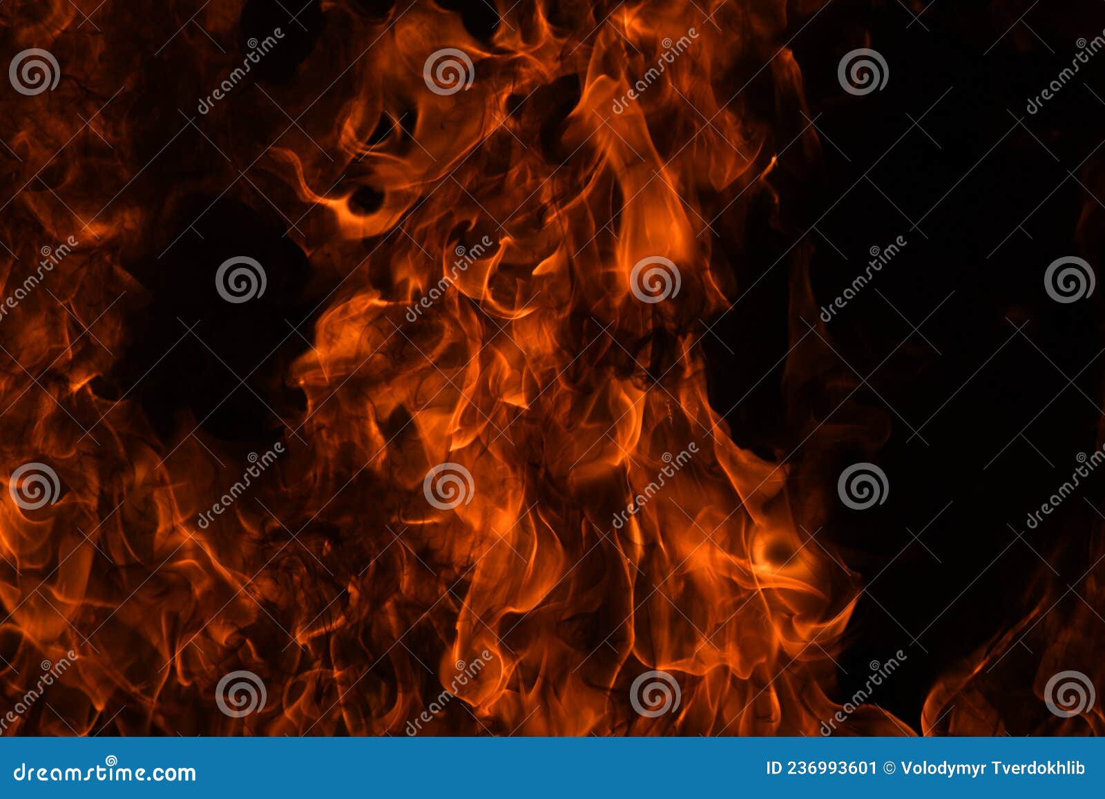 Texture of Fire on a Black Background. Abstract Fire Flame Background ...
