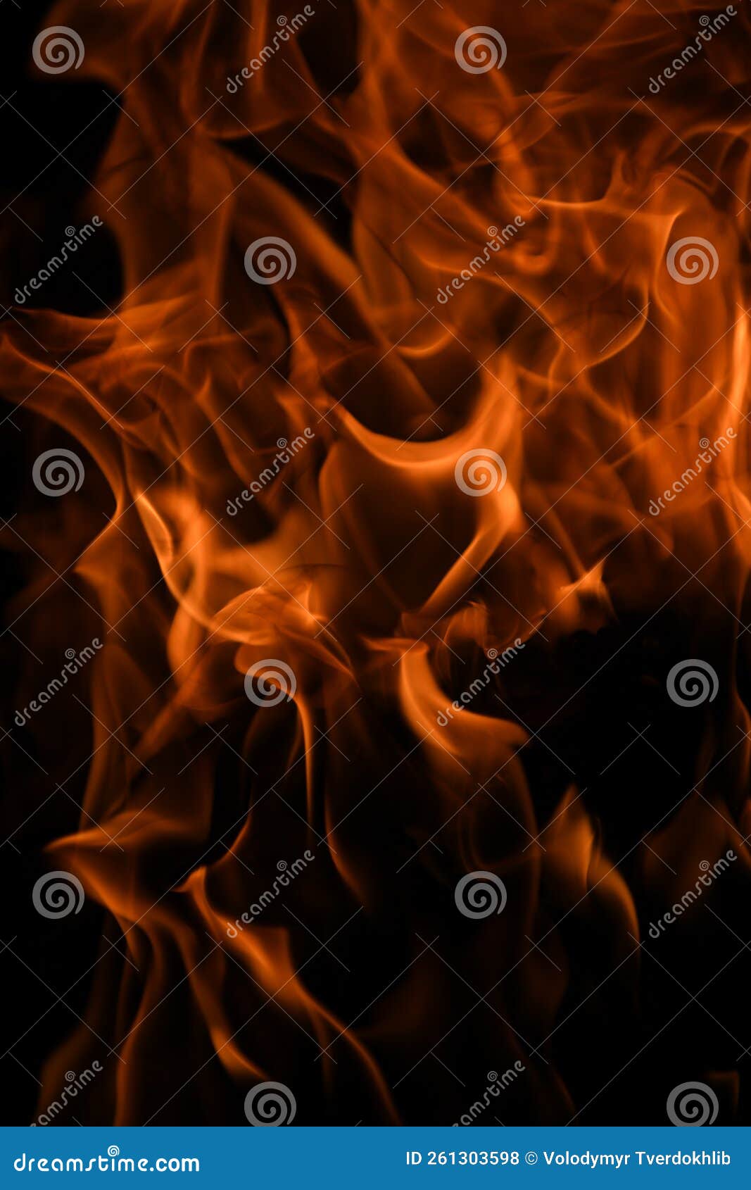 Texture of Fire on a Black Background. Abstract Fire Flame Background ...