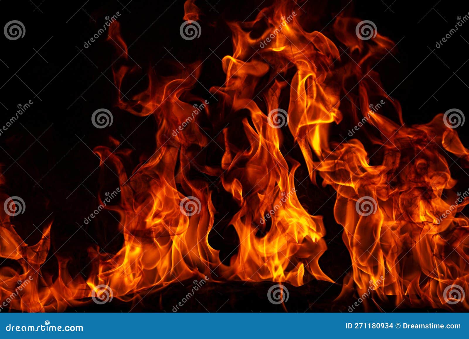 Texture of Fire on a Black Background. Abstract Fire Flame Background ...
