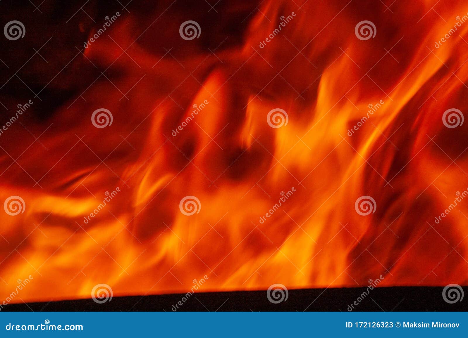 Texture of Fire. Orange Bright Flame Stock Image - Image of inferno ...