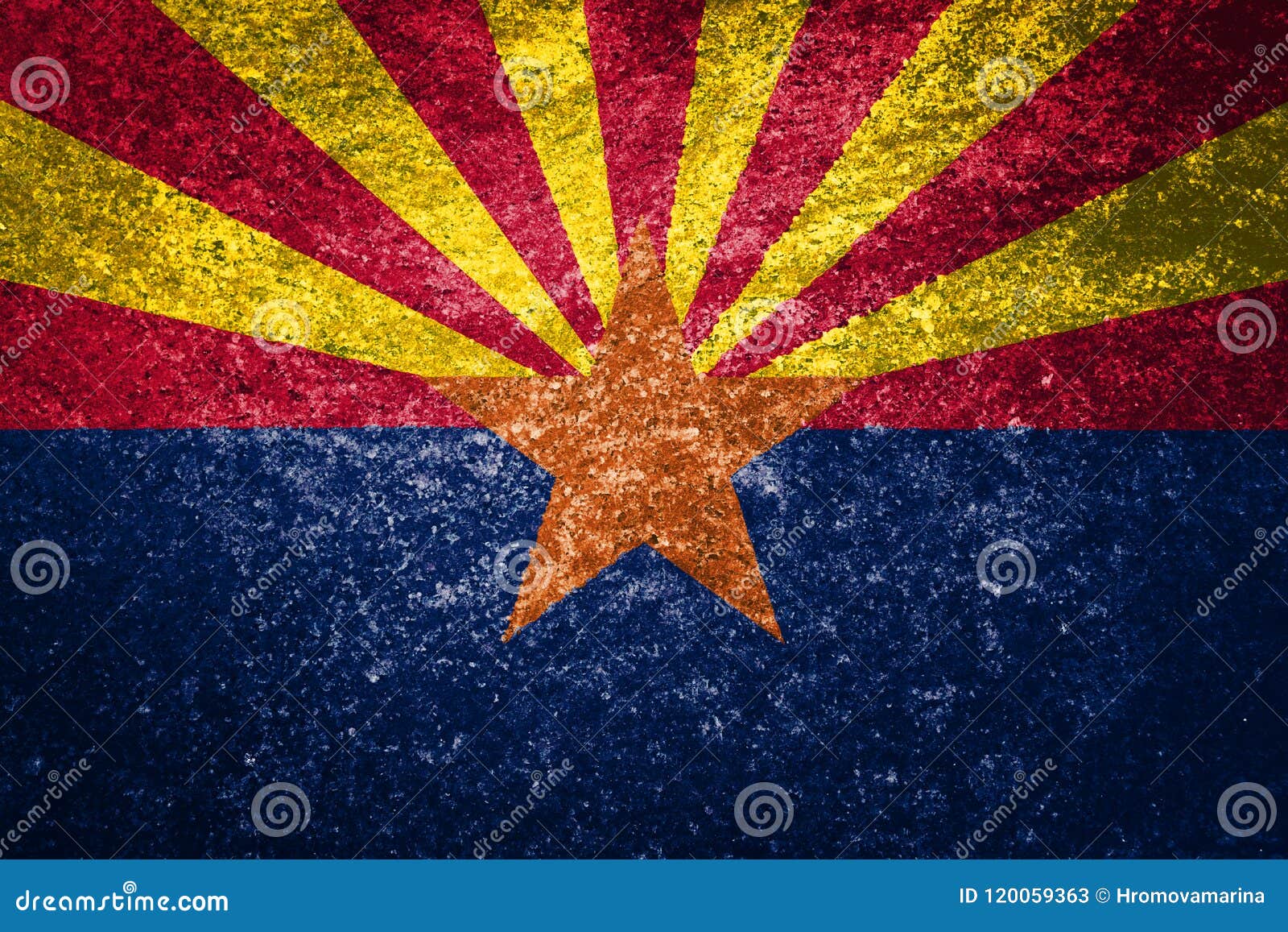 Texture of flag Arizona stock image. Image of geography - 120059363
