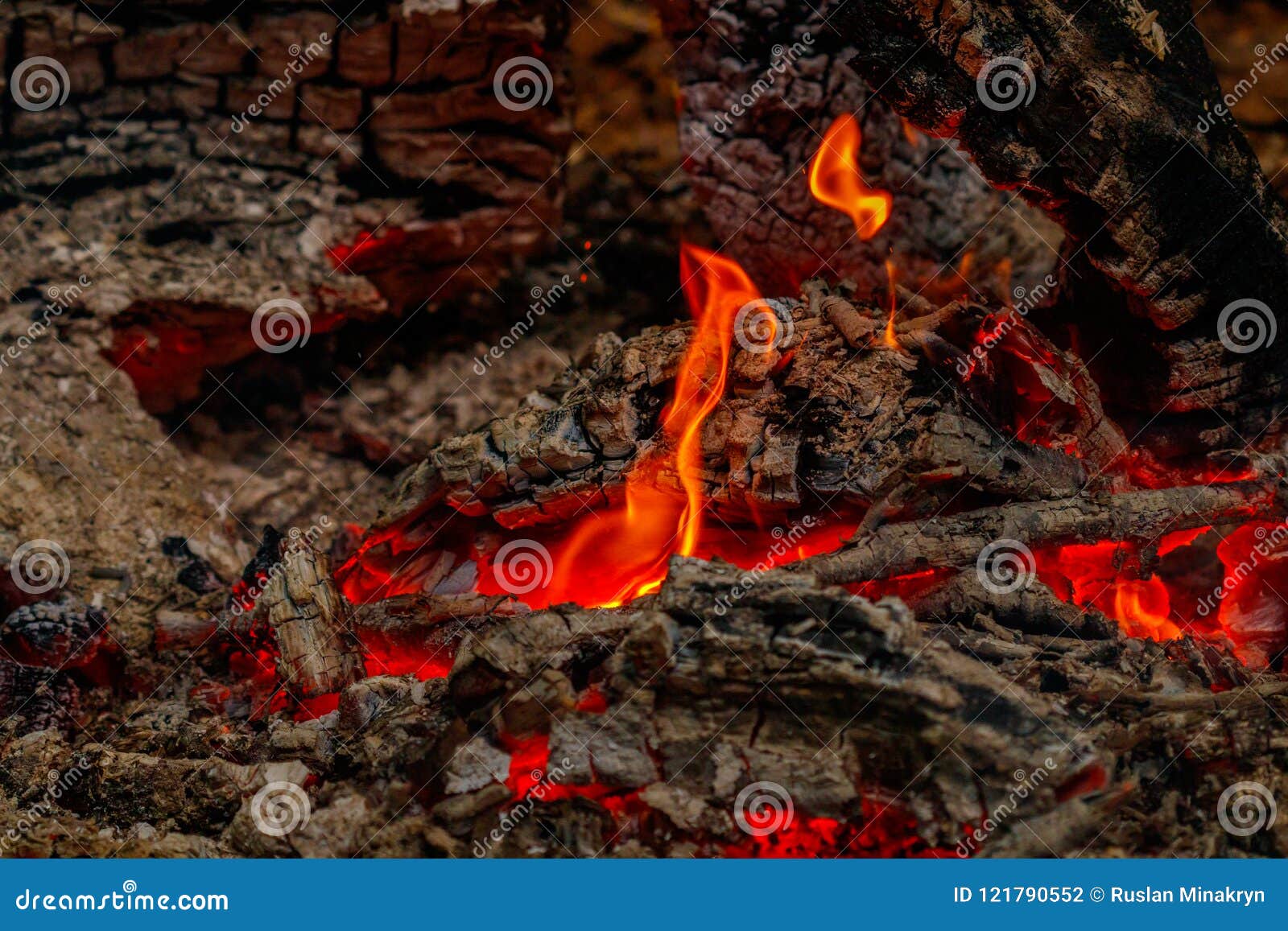 Texture Flame from Burning Logs at Night Stock Photo - Image of danger ...