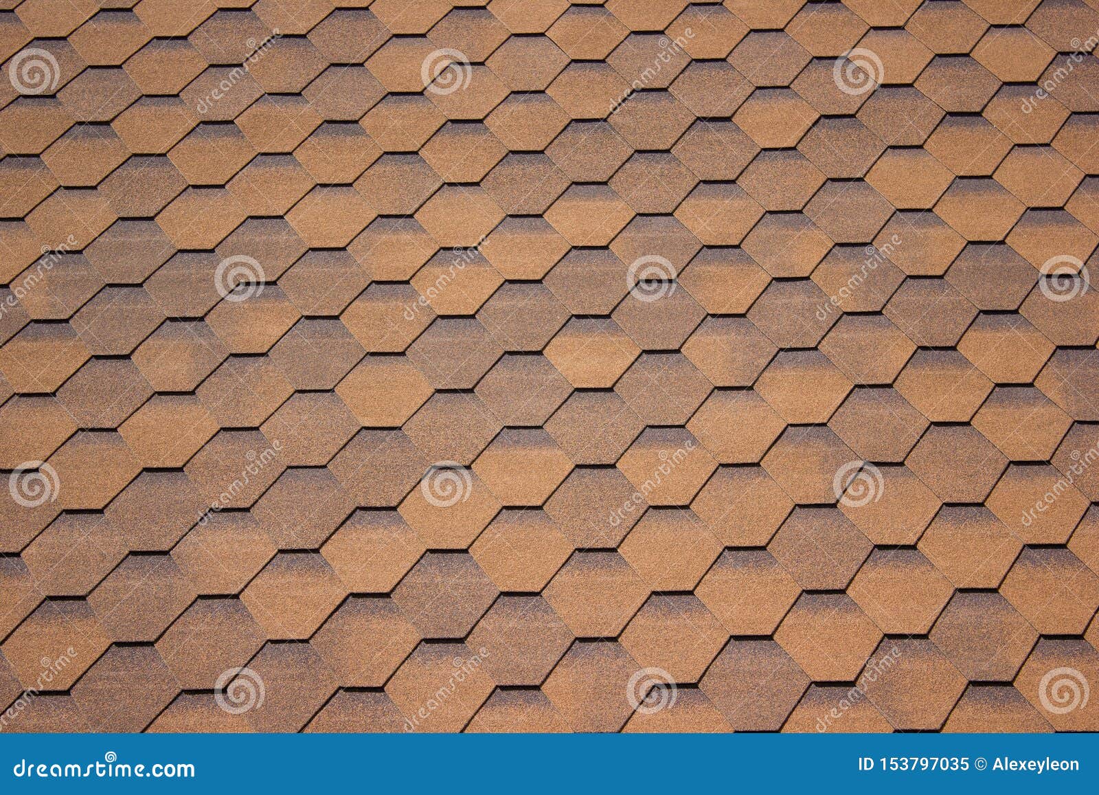 Texture Flexible Roofing Tile, Hexagonal Material Stock Image - Image ...