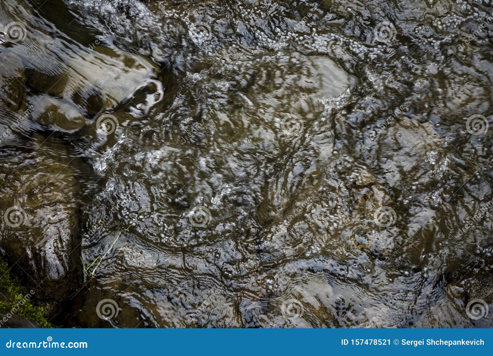 Texture of flowing water stock image. Image of green - 157478521