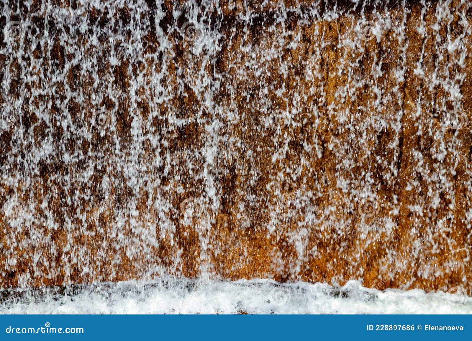 Texture of a Flowing Waterfall on the Wall Stock Photo - Image of ...
