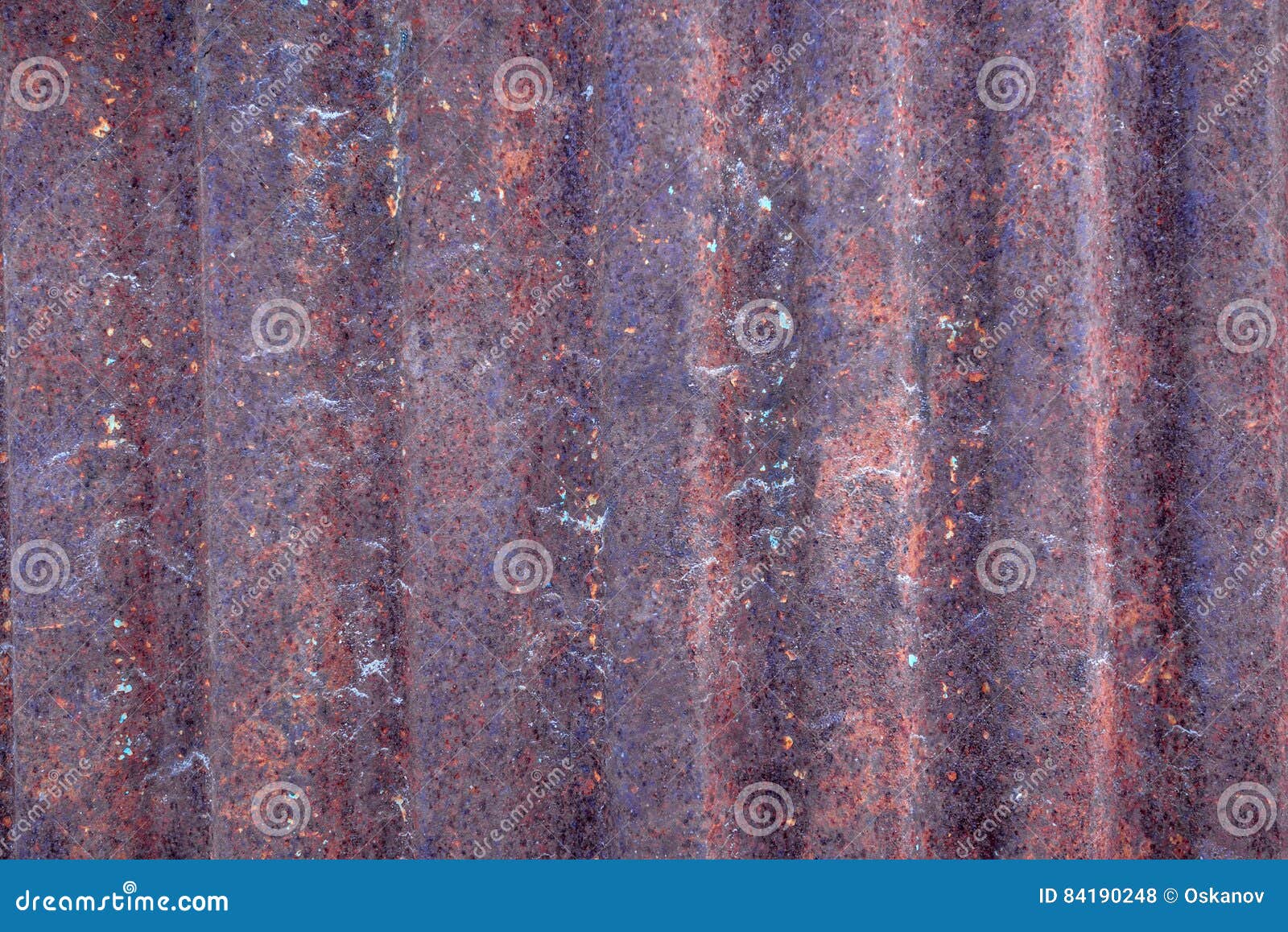 Texture Of Fluted Rusty Metal Plate Stock Photo | CartoonDealer.com ...