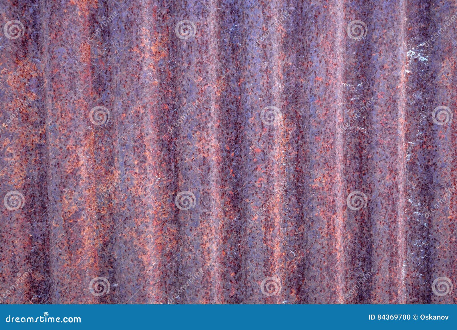 Texture Of Fluted Rusty Metal Plate Stock Photo | CartoonDealer.com ...