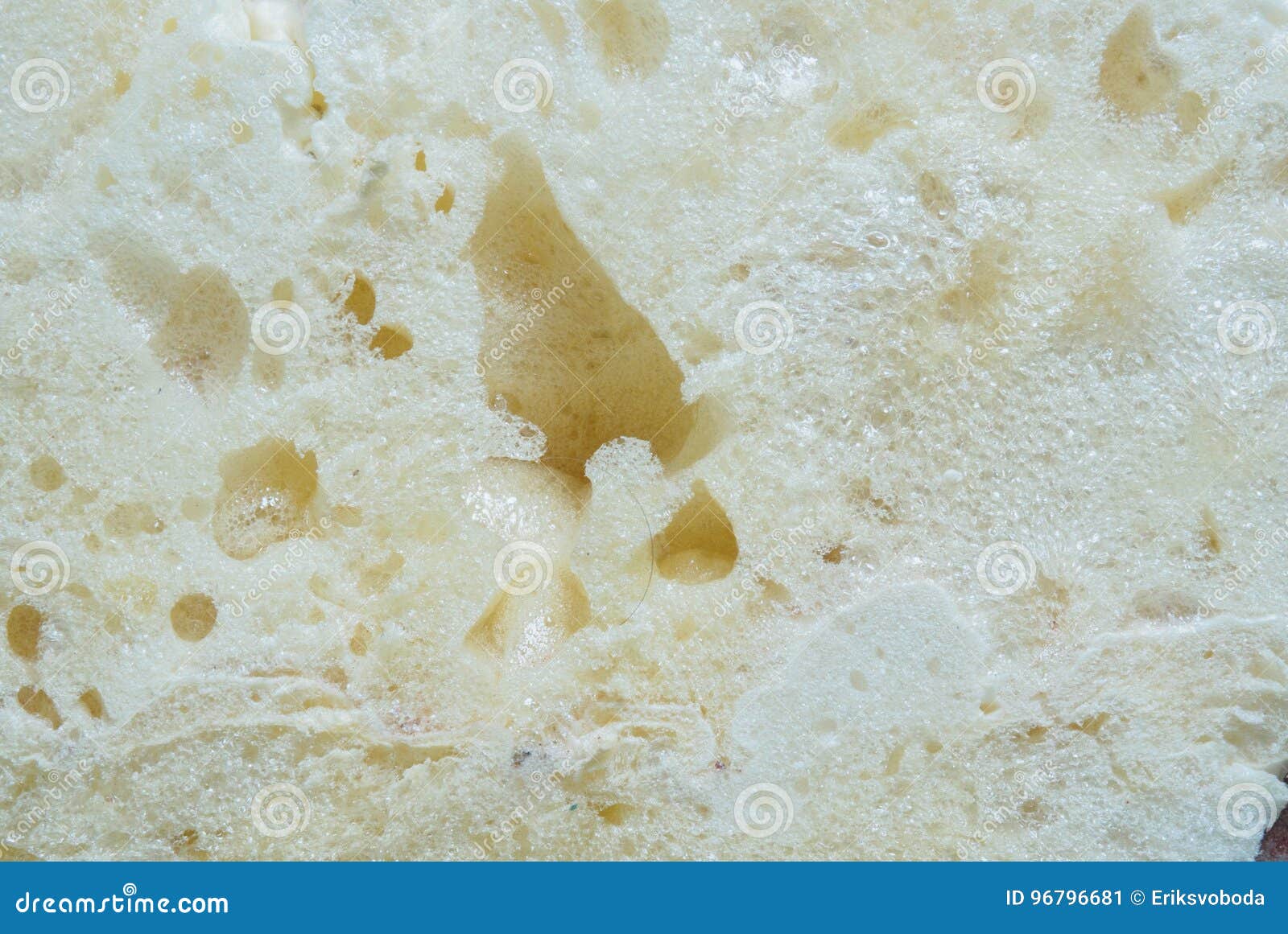 Texture of the Foam. Construction Foam, Surface of Polyurethane Close ...