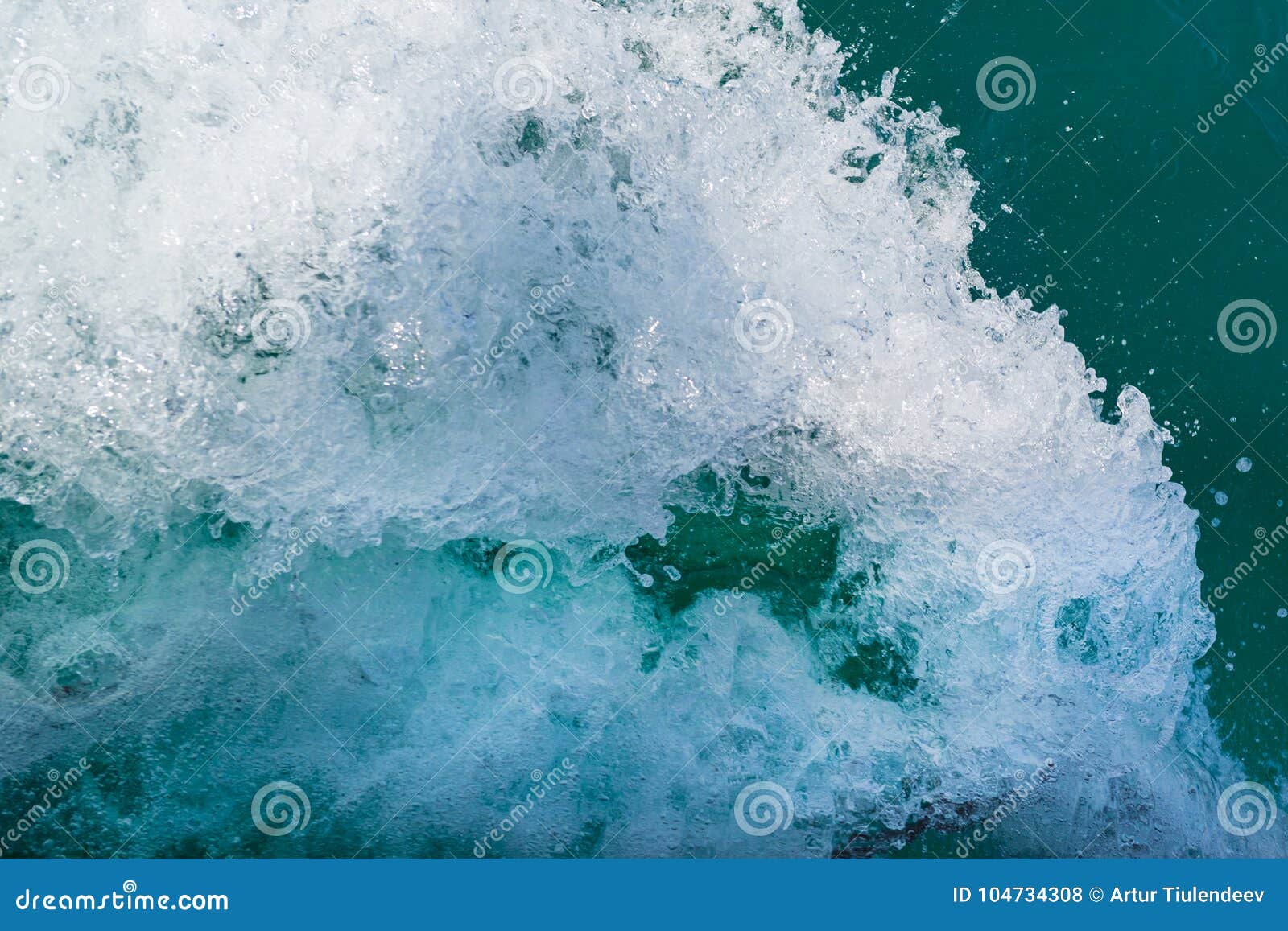 The Texture of the Waves from the Ship Stock Photo - Image of track ...