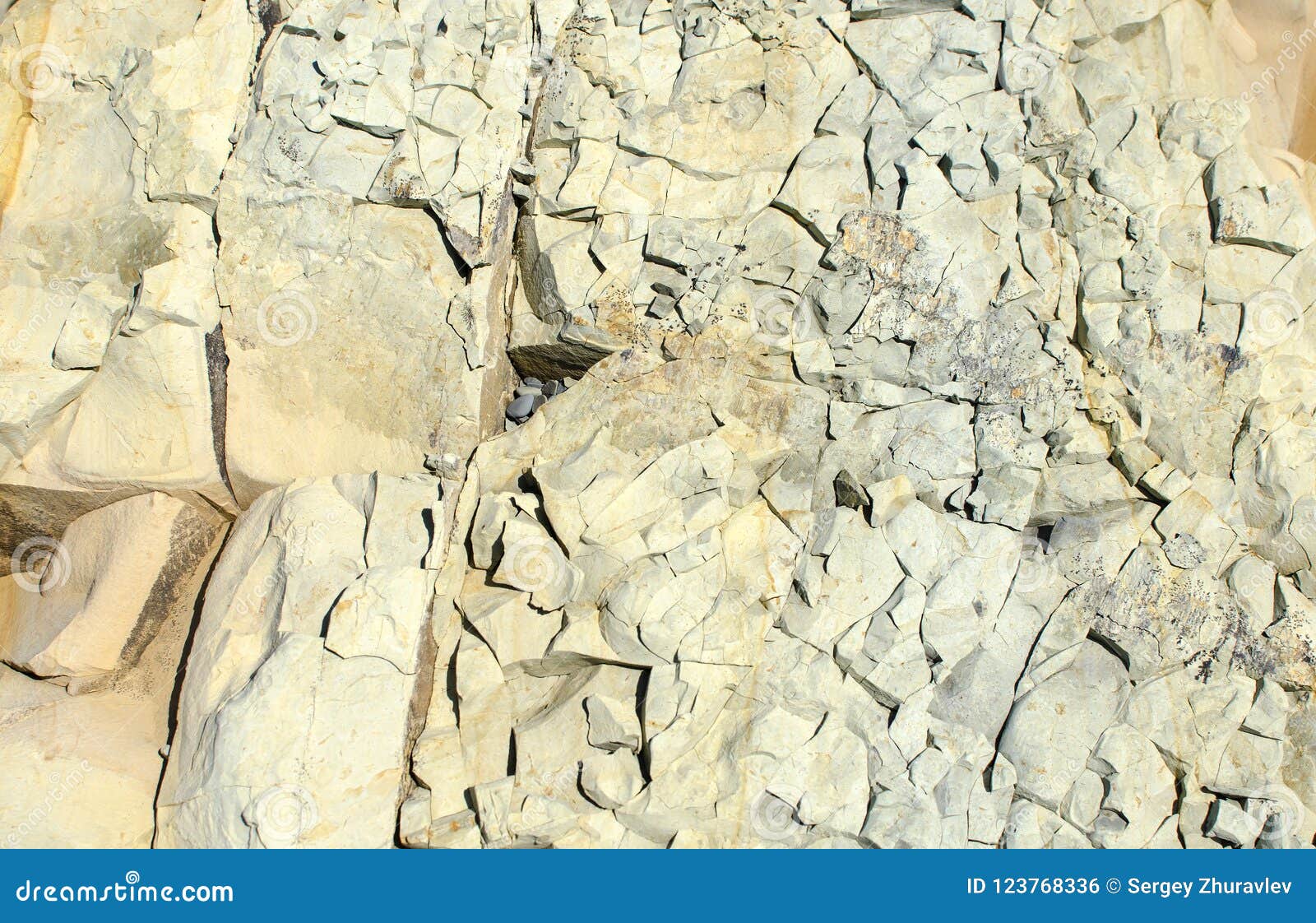 The Texture of a Fractured Stone Closeup Stock Photo - Image of design ...