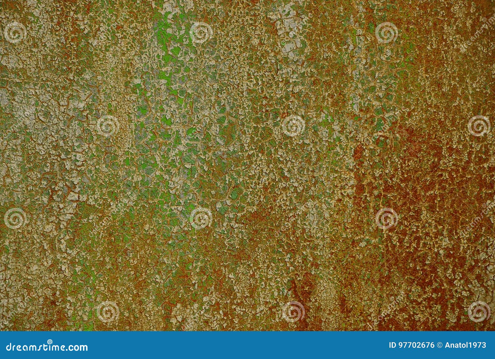 Texture of a Fragment of a Dirty Colored Rusty Iron Wall Stock Photo ...