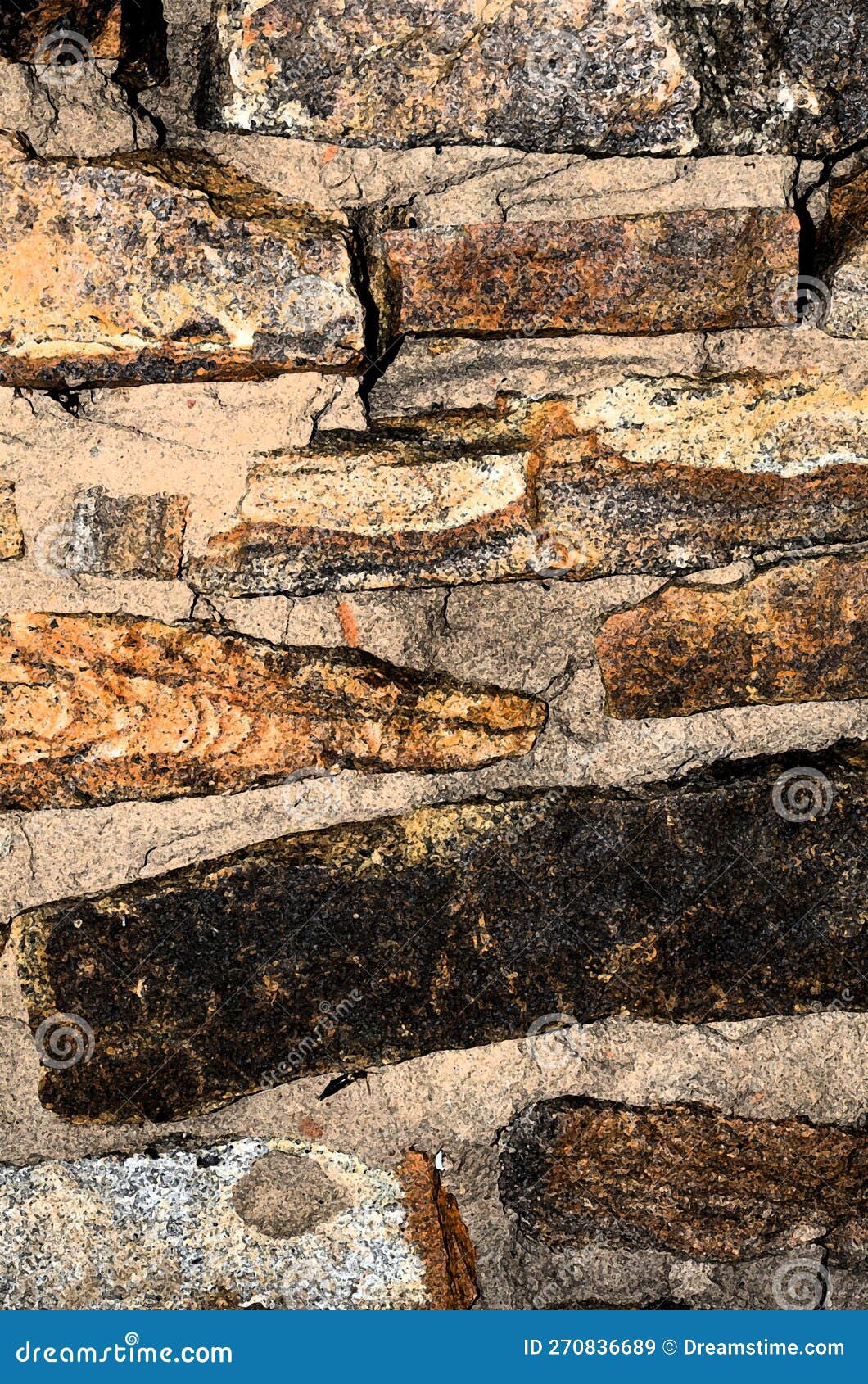 The Texture of a Fragment of an Old Stone Wall in Computer Processing ...