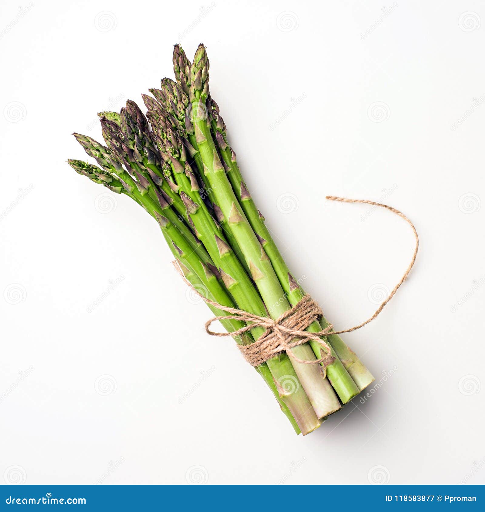 Texture of Fresh Green Asparagus, Top View. Stock Image - Image of ...