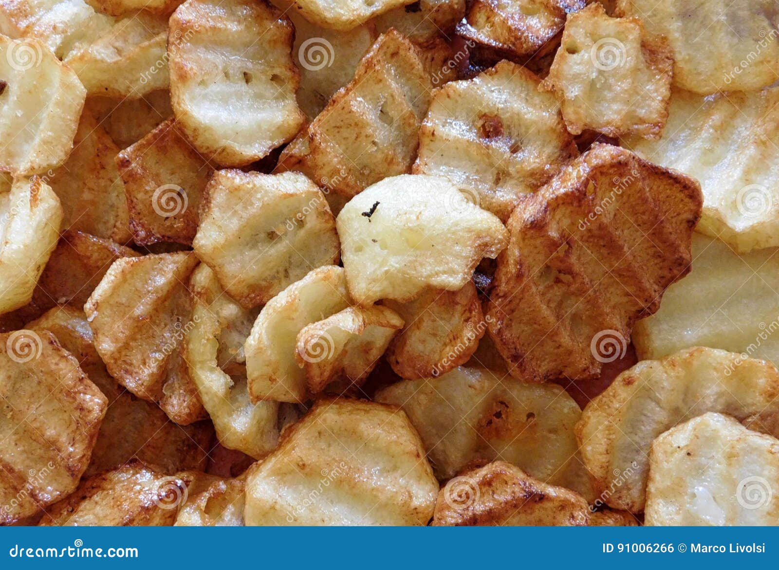 Texture of fried potatoes stock photo. Image of food - 91006266