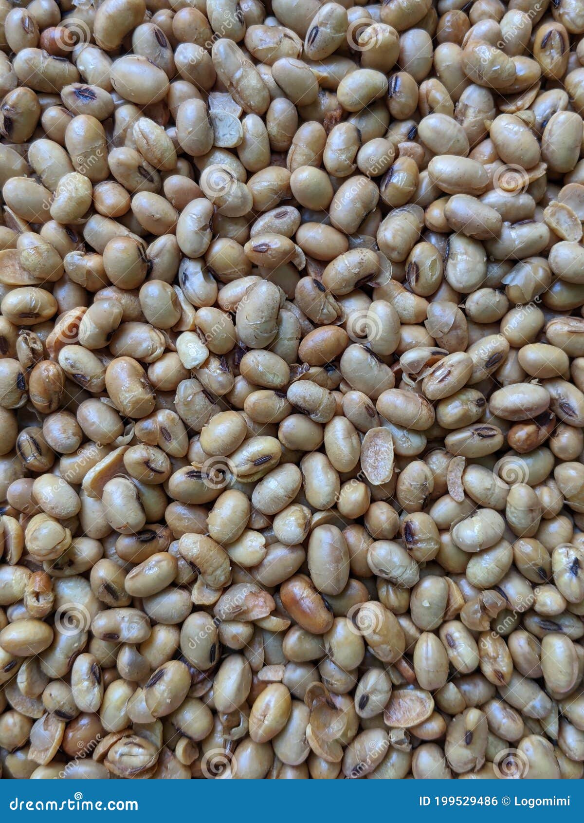 Texture of Fried Soybeans, Top View Shot, Delicious Peanut Snacks Stock ...