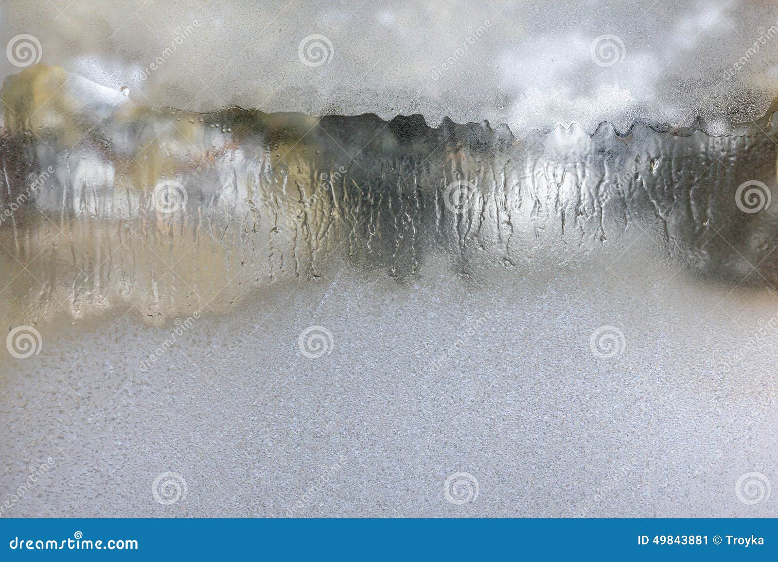 Texture of Frosted Glass. Abstract Winter Background. Stock Image ...