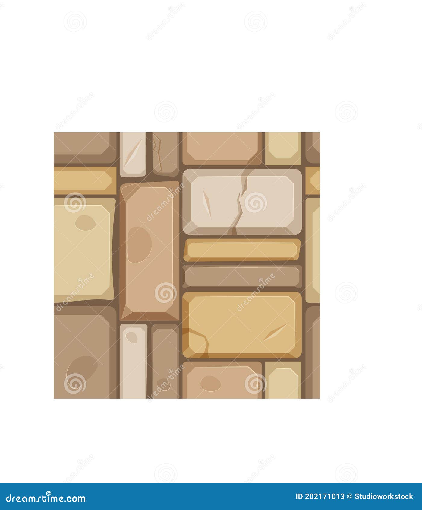 Game Brick Tetris Template On Black Background. Vector. | CartoonDealer ...