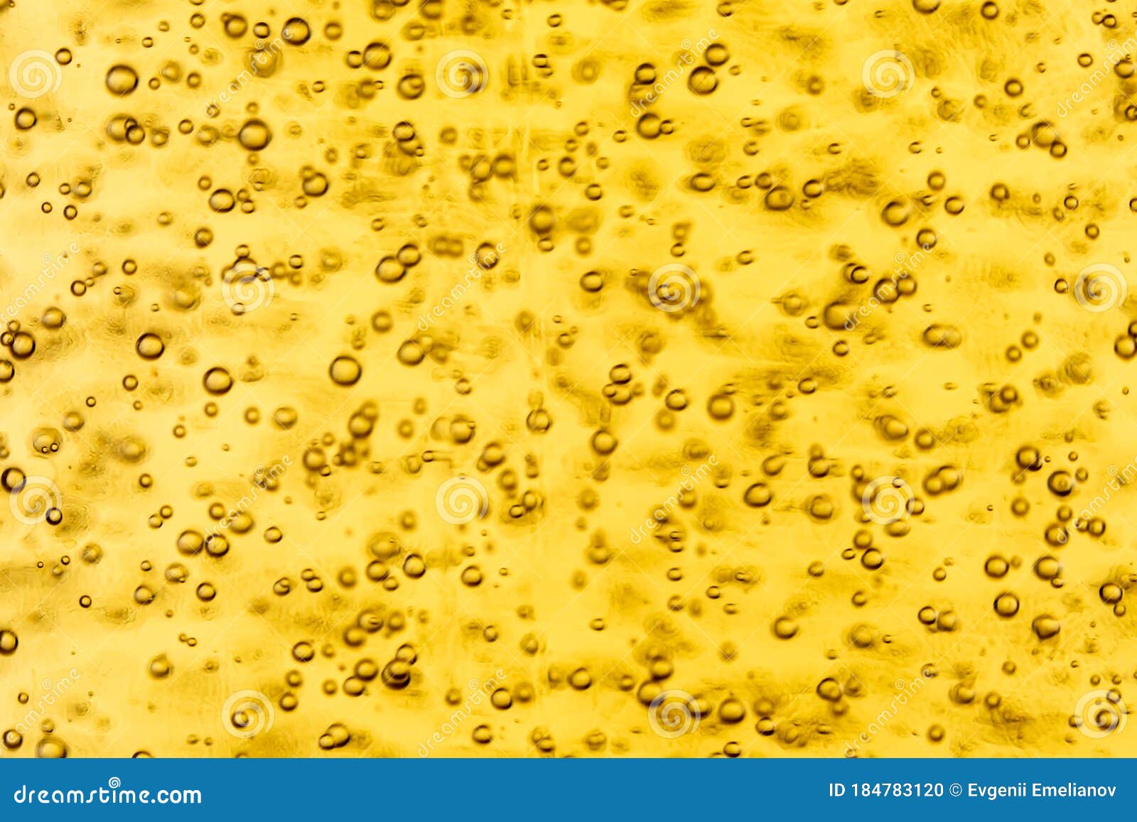 Texture of Gas Bubbles in Light Beer Stock Photo - Image of isolated ...