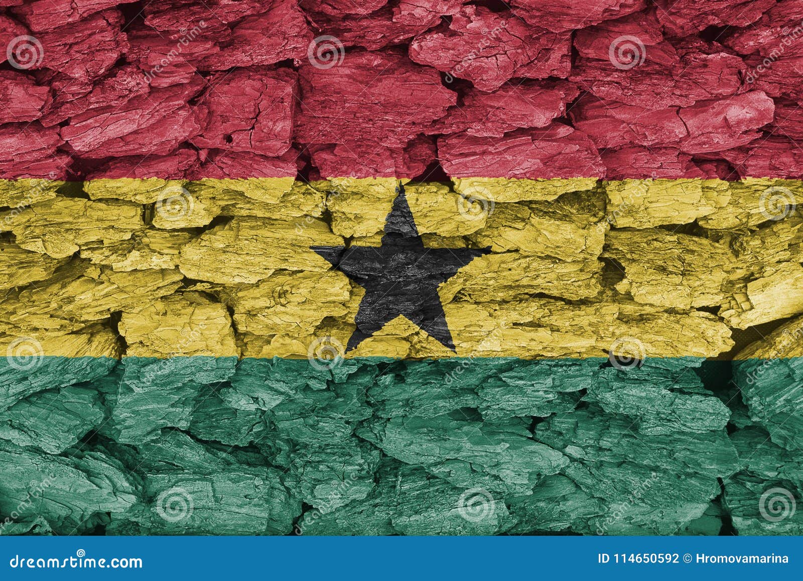 Gana Flag Festive Patriot Heart Outline Icon Cartoon Vector ...