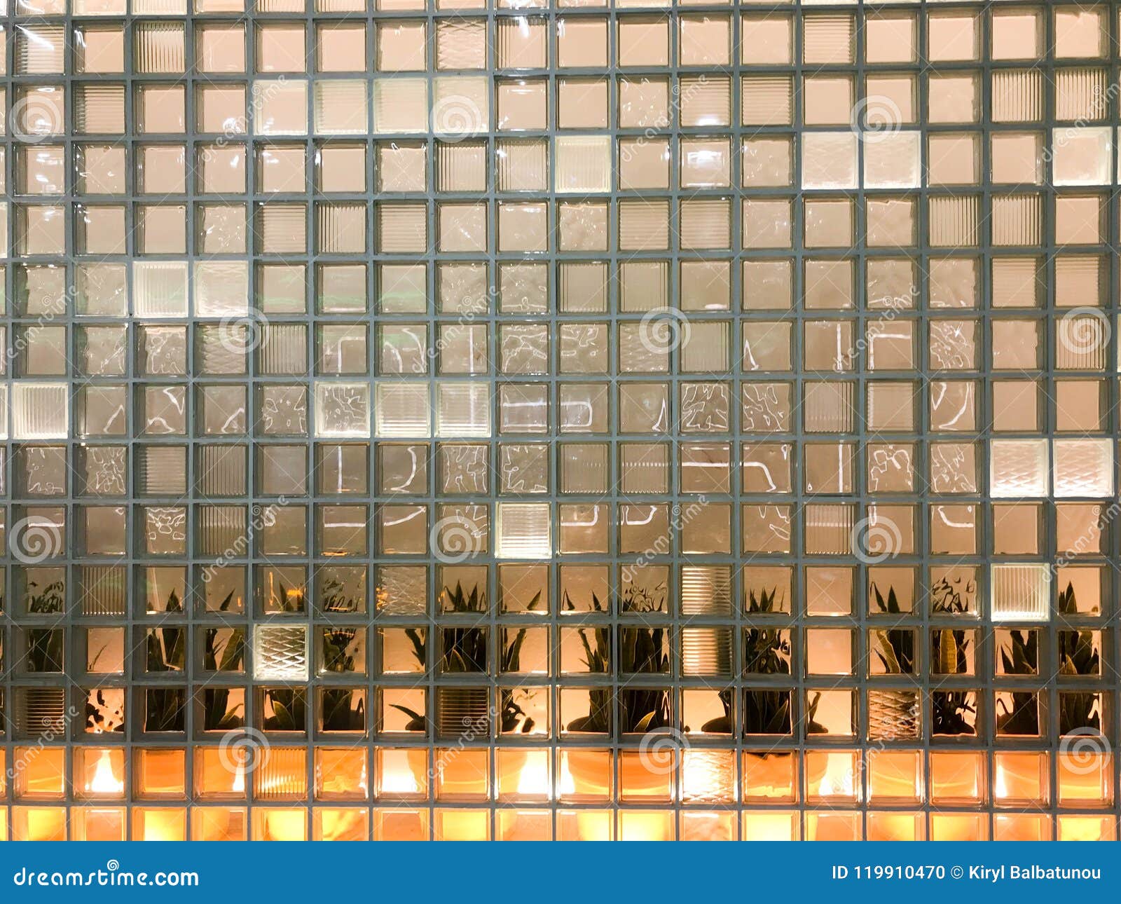 Texture of a Glass Carved Transparent Square Thick Small Decorative ...