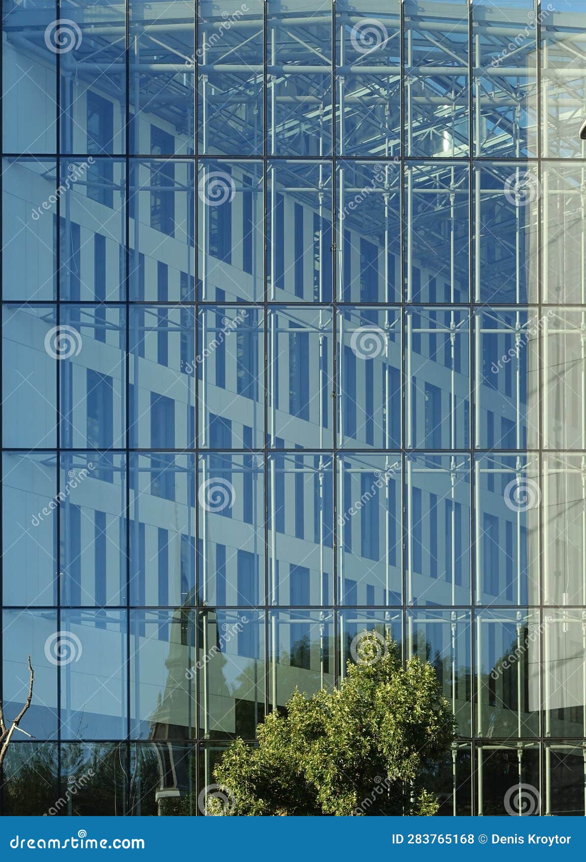 Texture of the Glass Facade Stock Photo - Image of central, financial ...