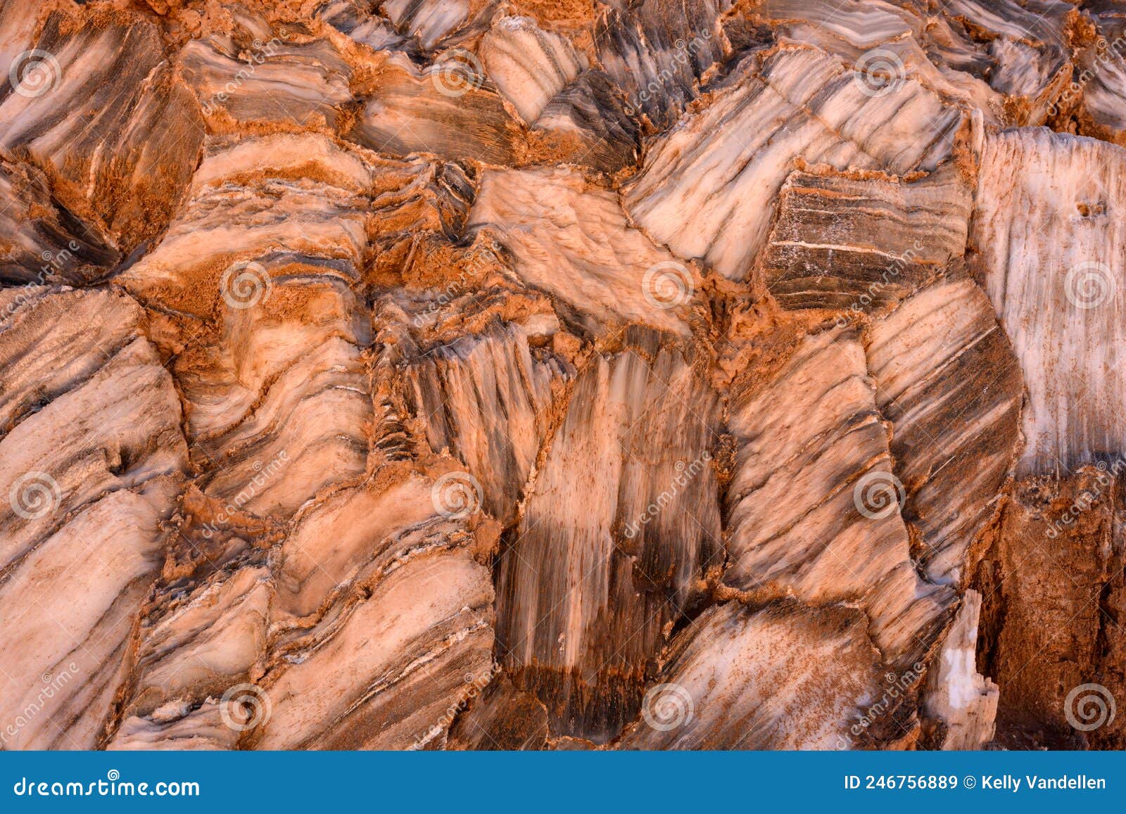 Texture of Glass Shards and the Mud Holding Them Together Stock Image ...